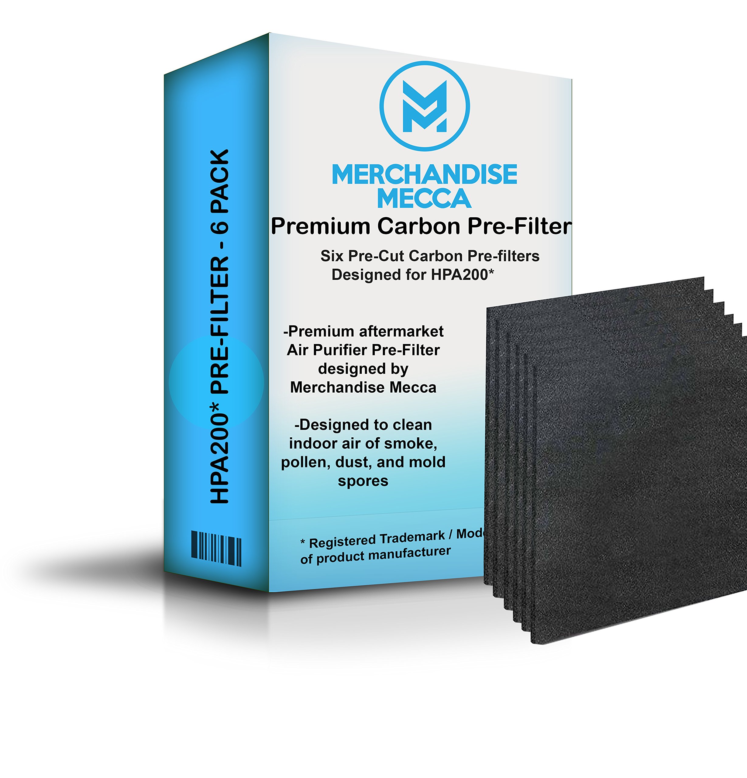 Amazon.com: Precut for HPA200 Premium Carbon Activated Pre Filters 6 ...