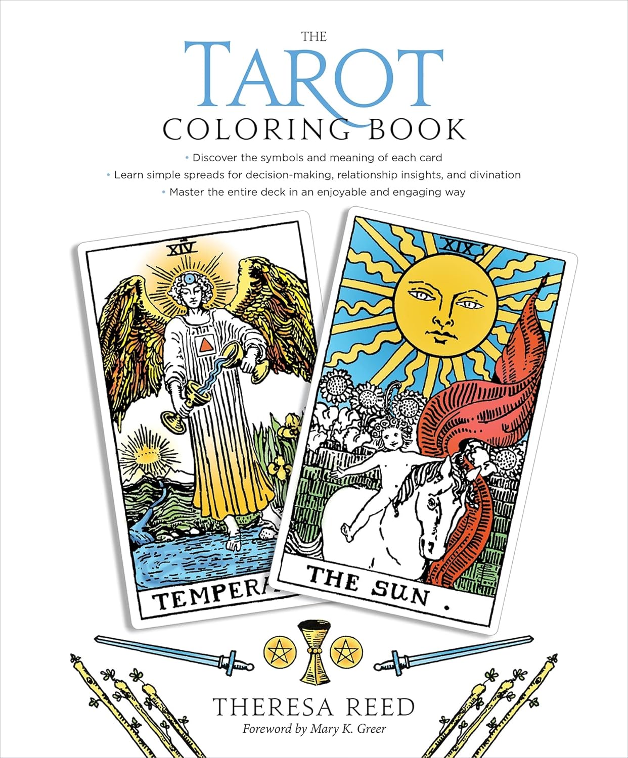 The Tarot Coloring Book: Amazon.co.uk: Reed, Theresa: 9781622037902: Books