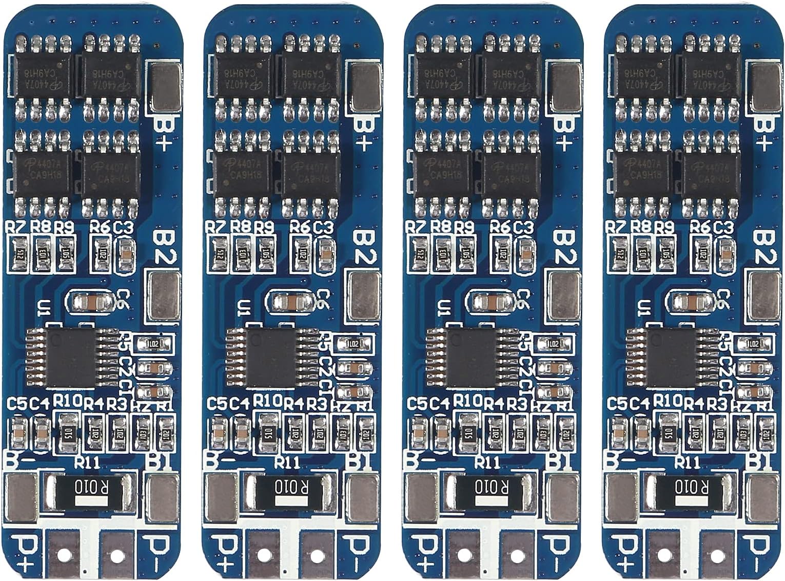 Amazon.com: Comidox 3S 12V 10A 18650 Tablero de protección de batería de litio BMS Módulo de ...