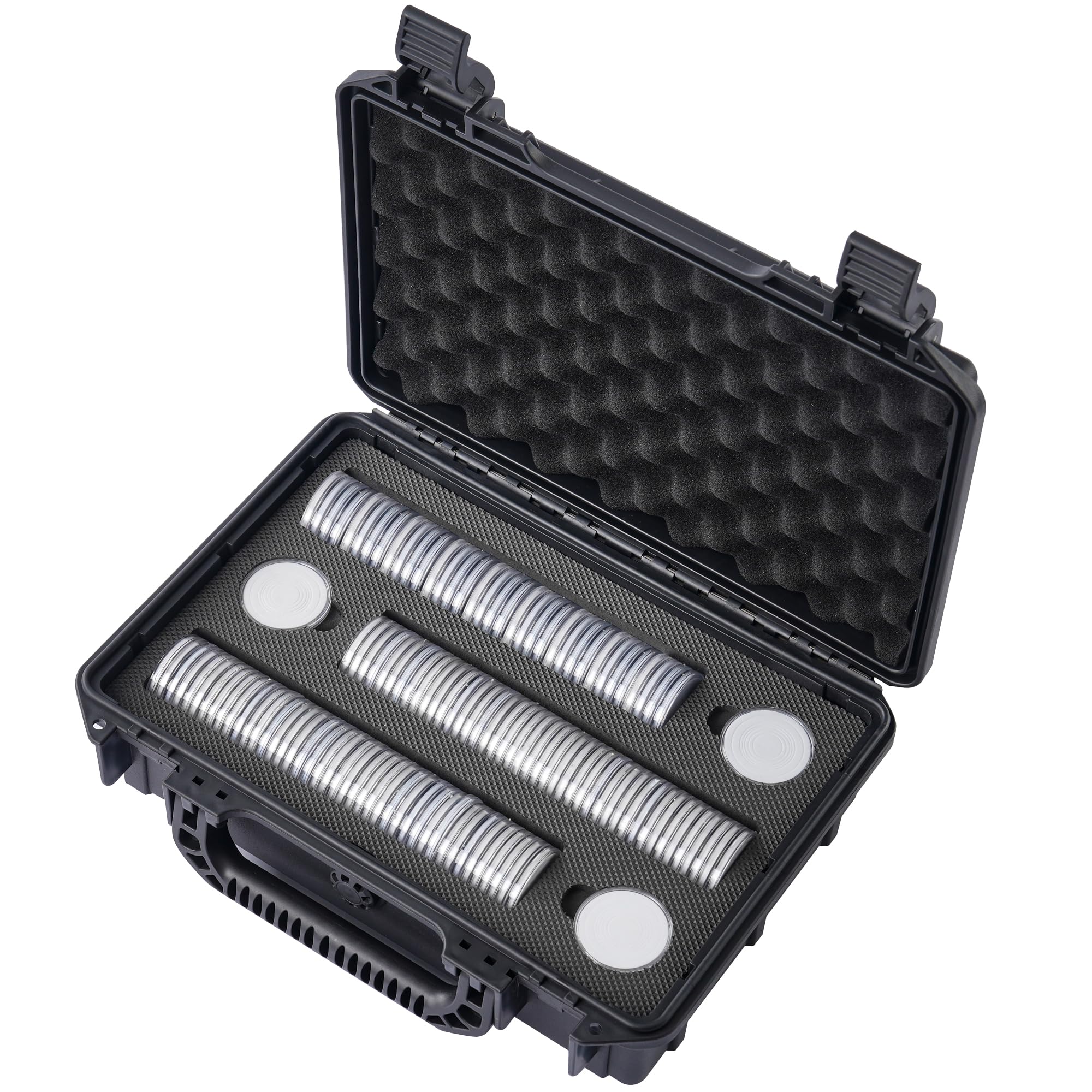 Amazon.com: BOMIIPOR Premium Coin Storage Box with 129 Clear Plastic ...