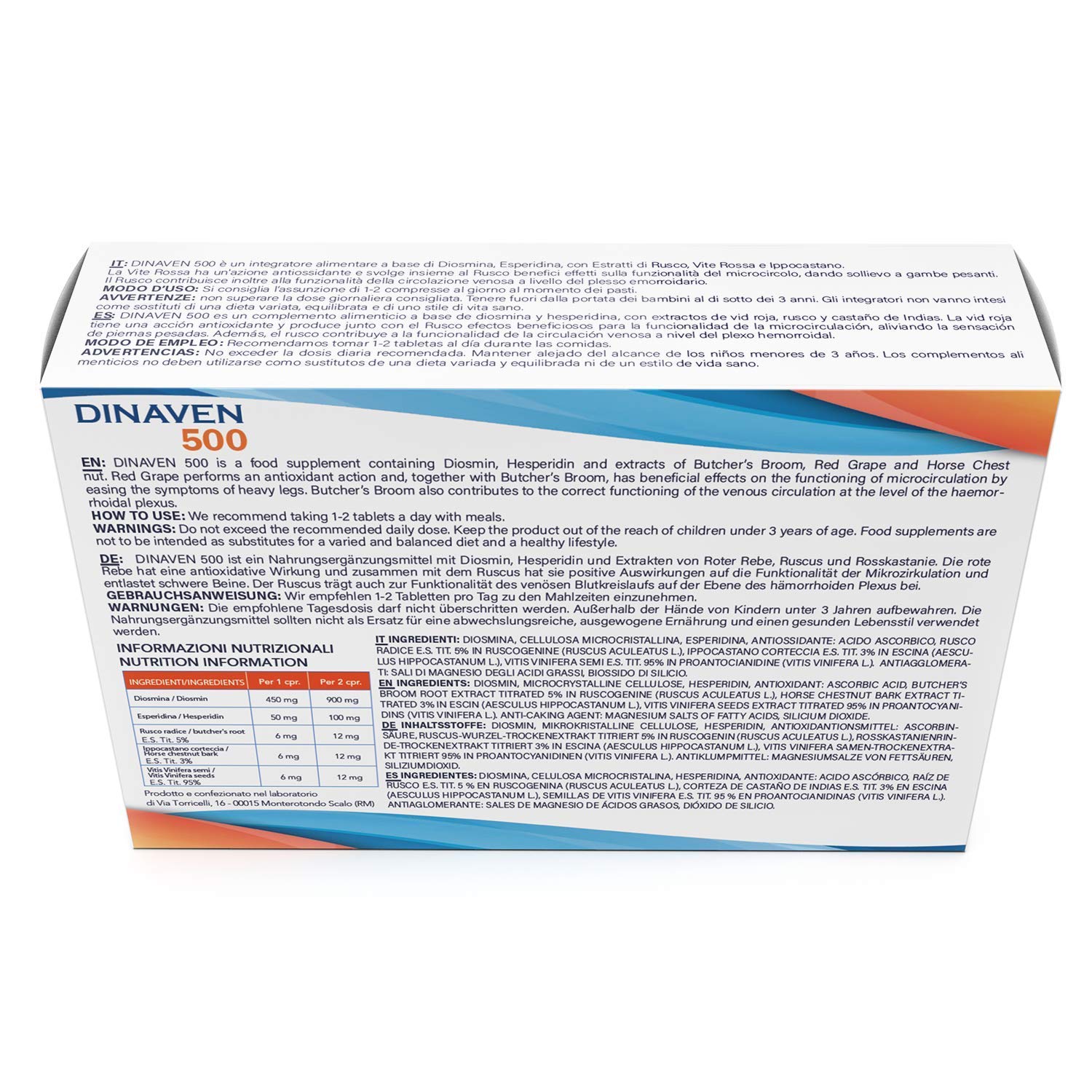 Buy Diosmin Blood Circulation Tablets Dulàc for Haemorrhoids Treatment ...