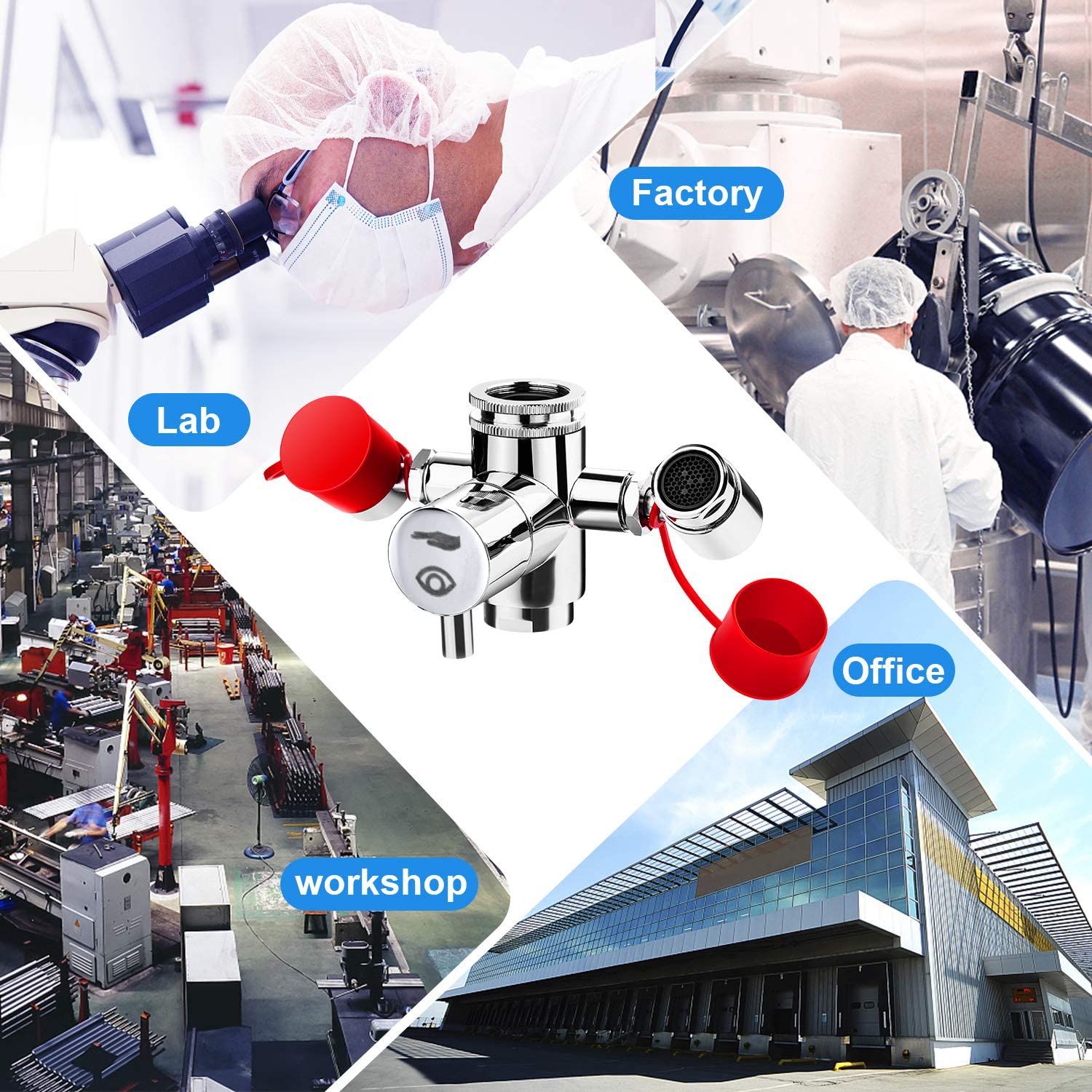 2 Pack Eye Wash Kit with Continuous Flow Eyewash Philippines | Ubuy