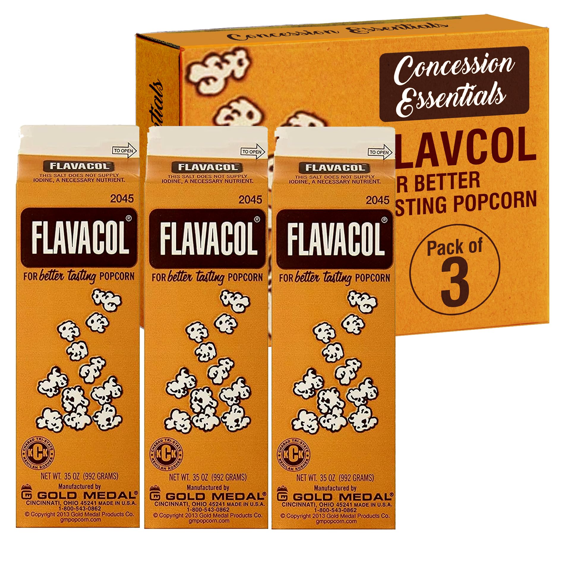 Flavacol Popcorn Salt Flavacol Smørsmak Popcornsalt | Partyking