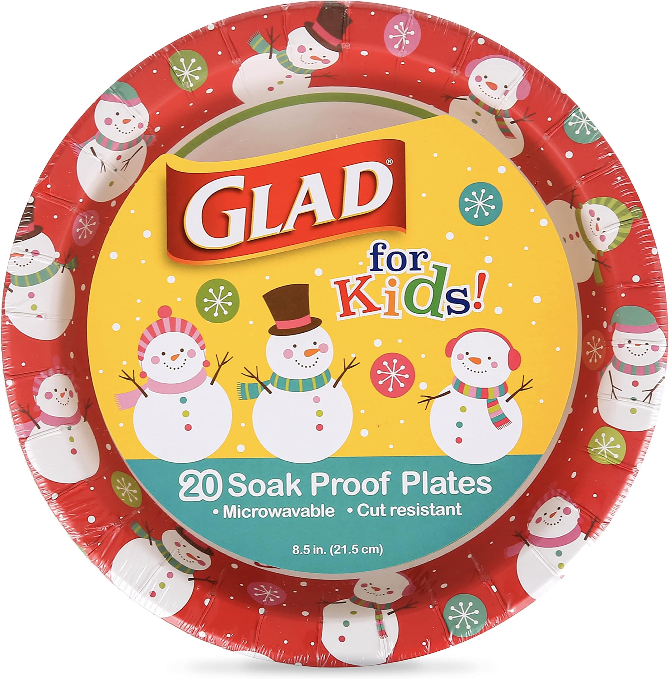 Amazon.com: Greenbrier International Snowman Paper Plates : Home & Kitchen