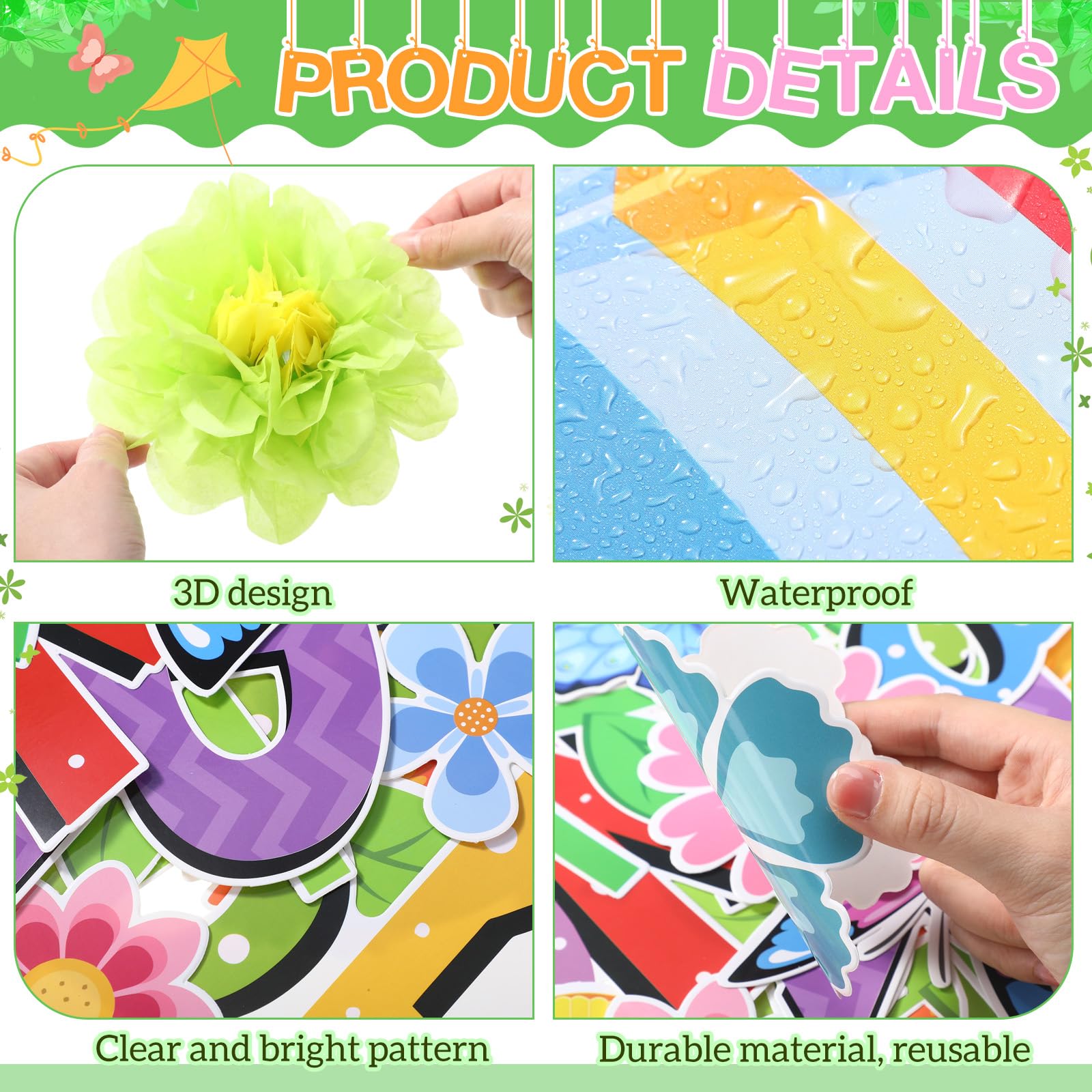Snapklik.com : Blosssound 86 Pcs Spring Is In The Air Bulletin Board ...