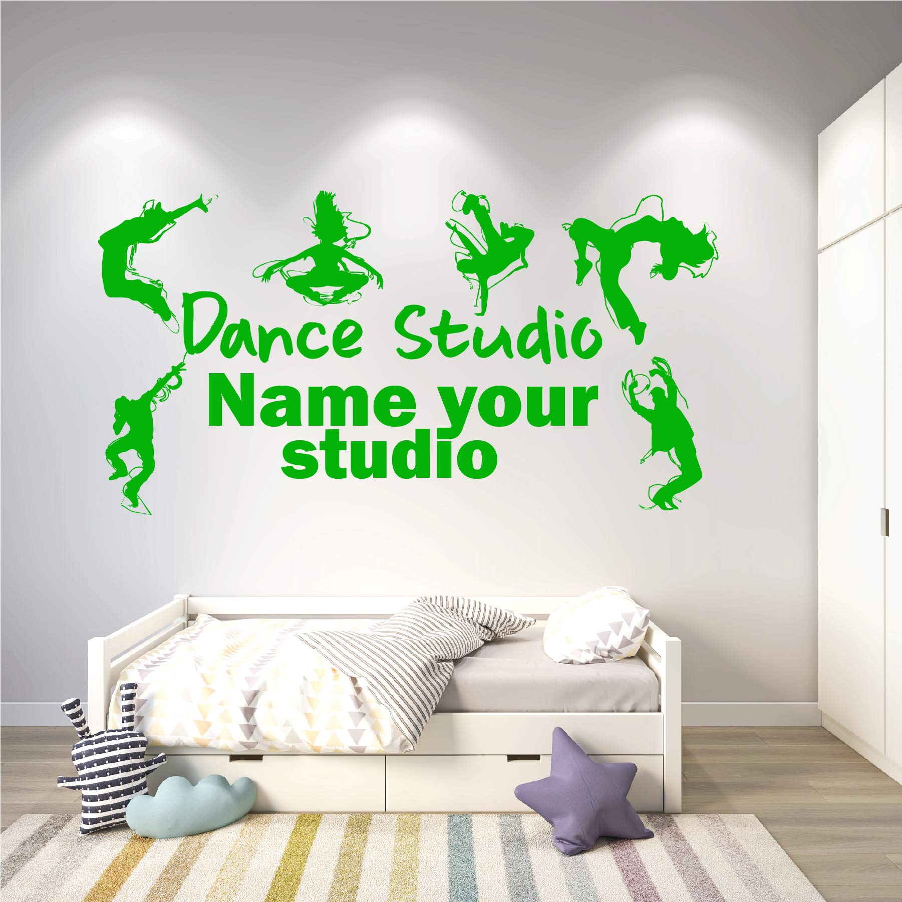 Personalized Dance Wall Decals Ballerina Baby Dance Like No One Is
