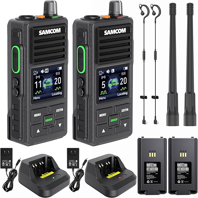 Amazon.com: SAMCOM FPCN50A DMR Digital Two Way Radio 5W Long Range ...