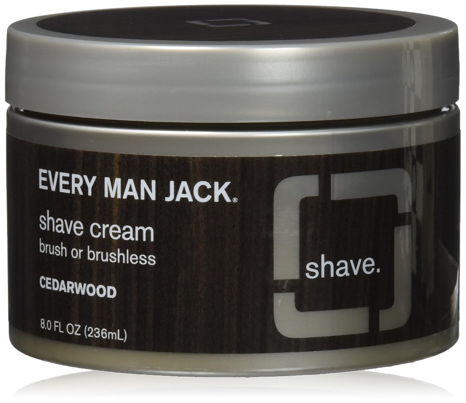 Amazon.com: Every Man Jack Premium Shave Cream, Cedarwood, 8.0-ounce ...