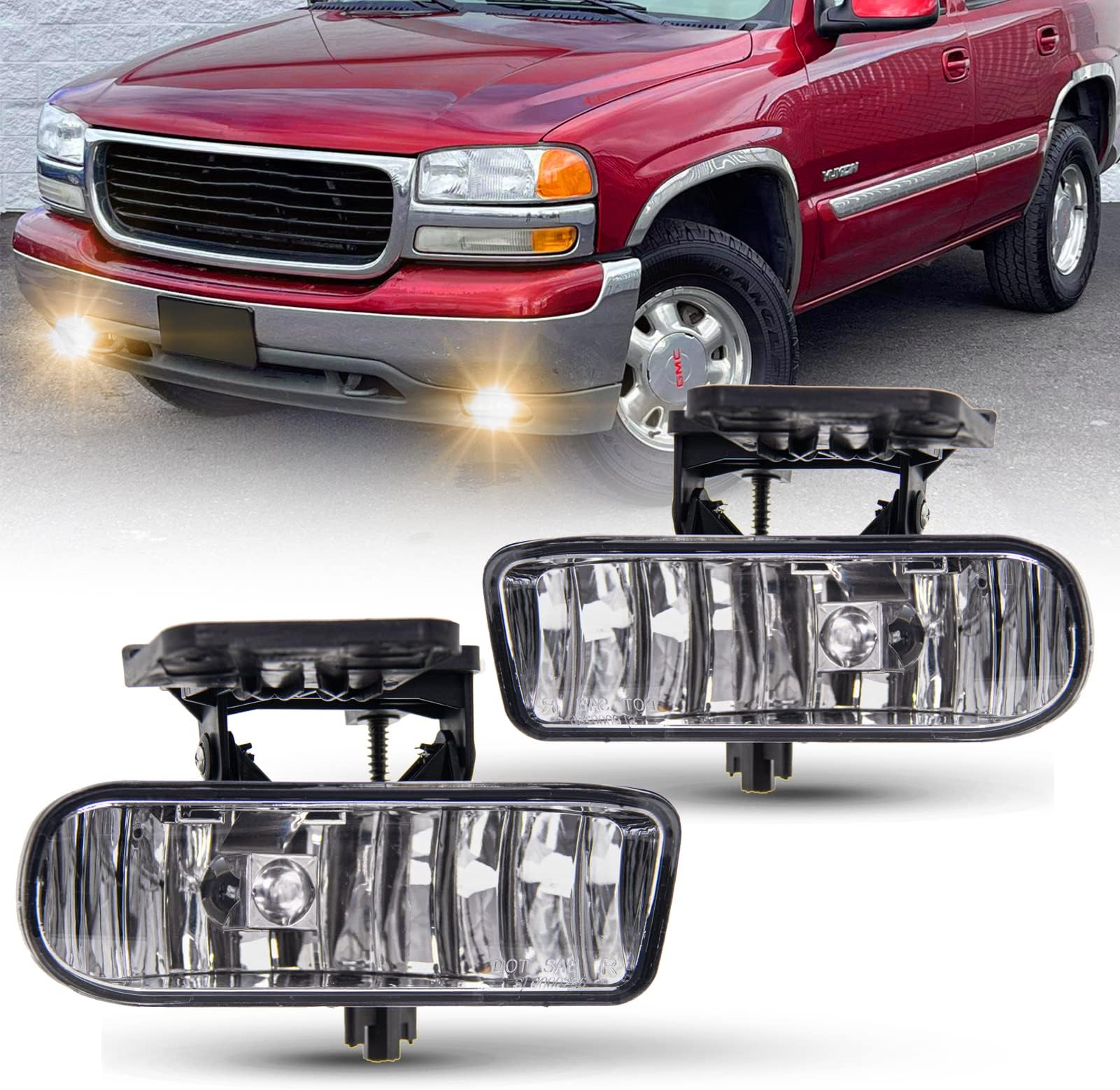 Amazon.com: WEZEMLIGHT Fog Light Assembly Replacement For 1999-2002 ...