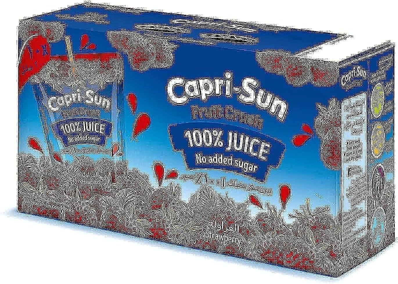 Capri-Sun Strawberry Fruit Juice Drink 10 X 200 ml- Pack of 1 : Buy ...