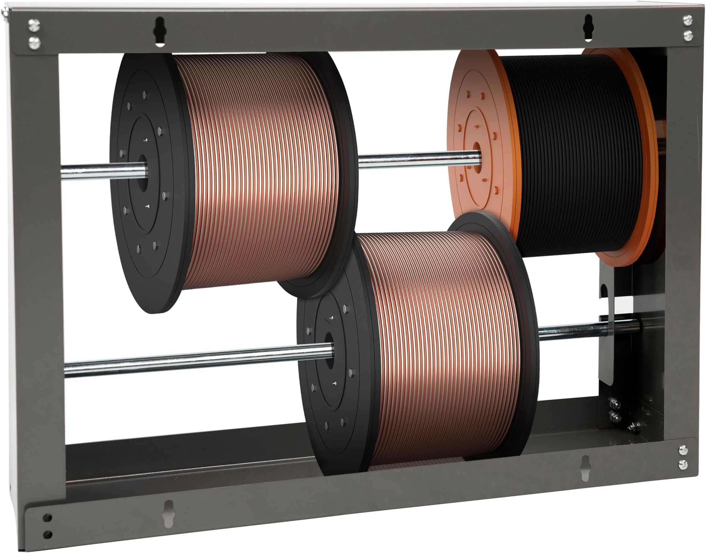 Amazon.com: BISupply Wall Mount Electrical Wire Spool Rack Holder - 2 ...