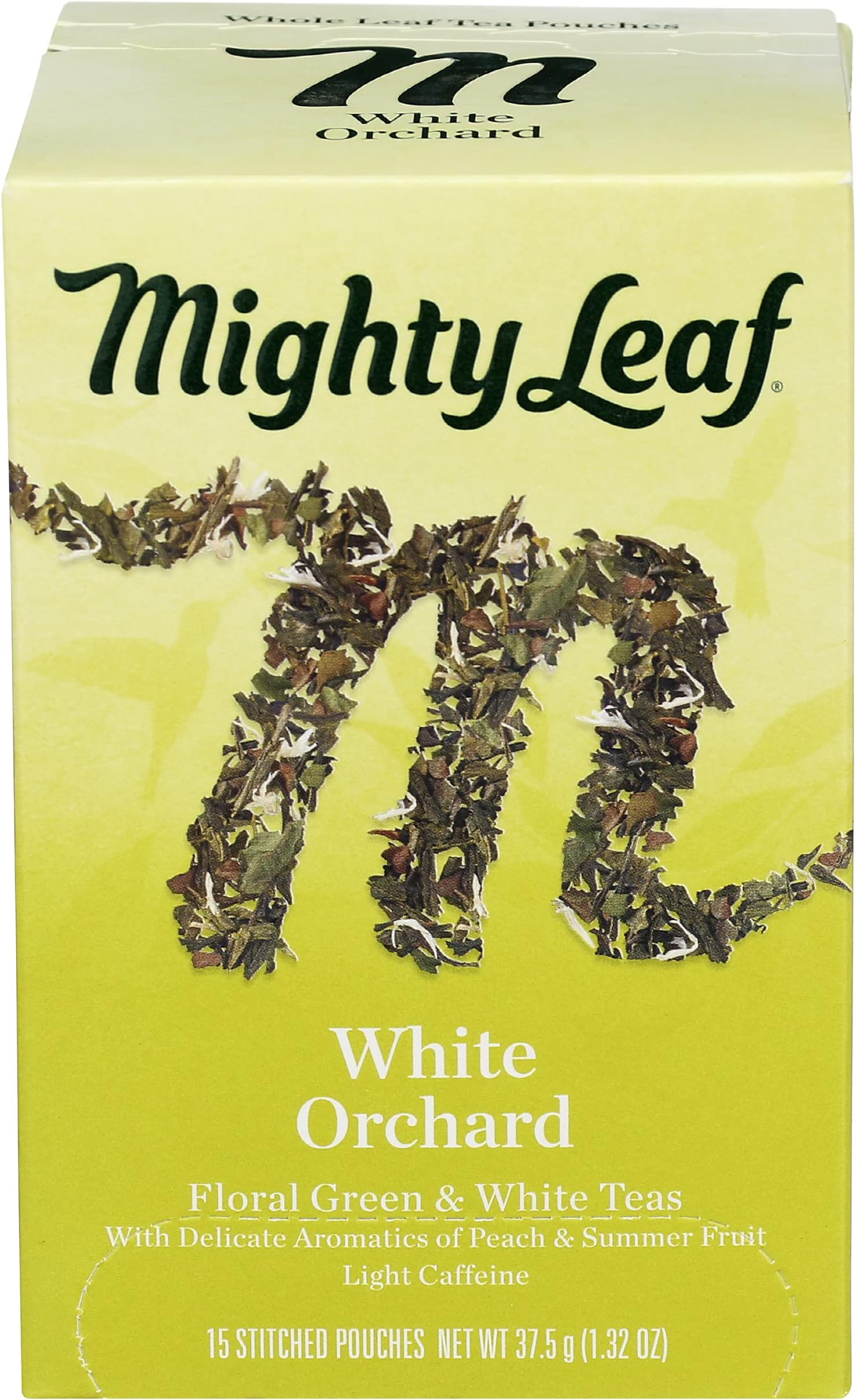Amazon.com : Mighty Leaf - White Tea White Orchard - 15 Tea Bags (1.32 ...