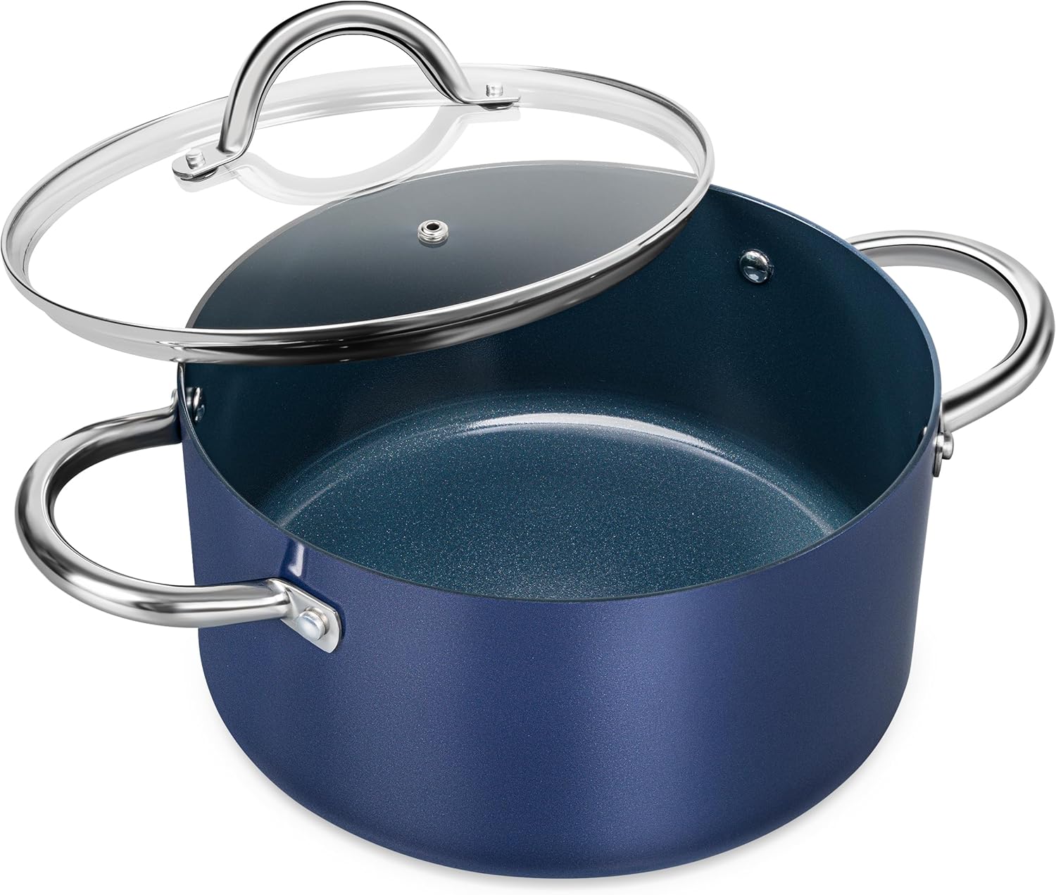 Amazon.com: MICHELANGELO Stock Pot with Lid - 5 Quart Cooking Pot with ...