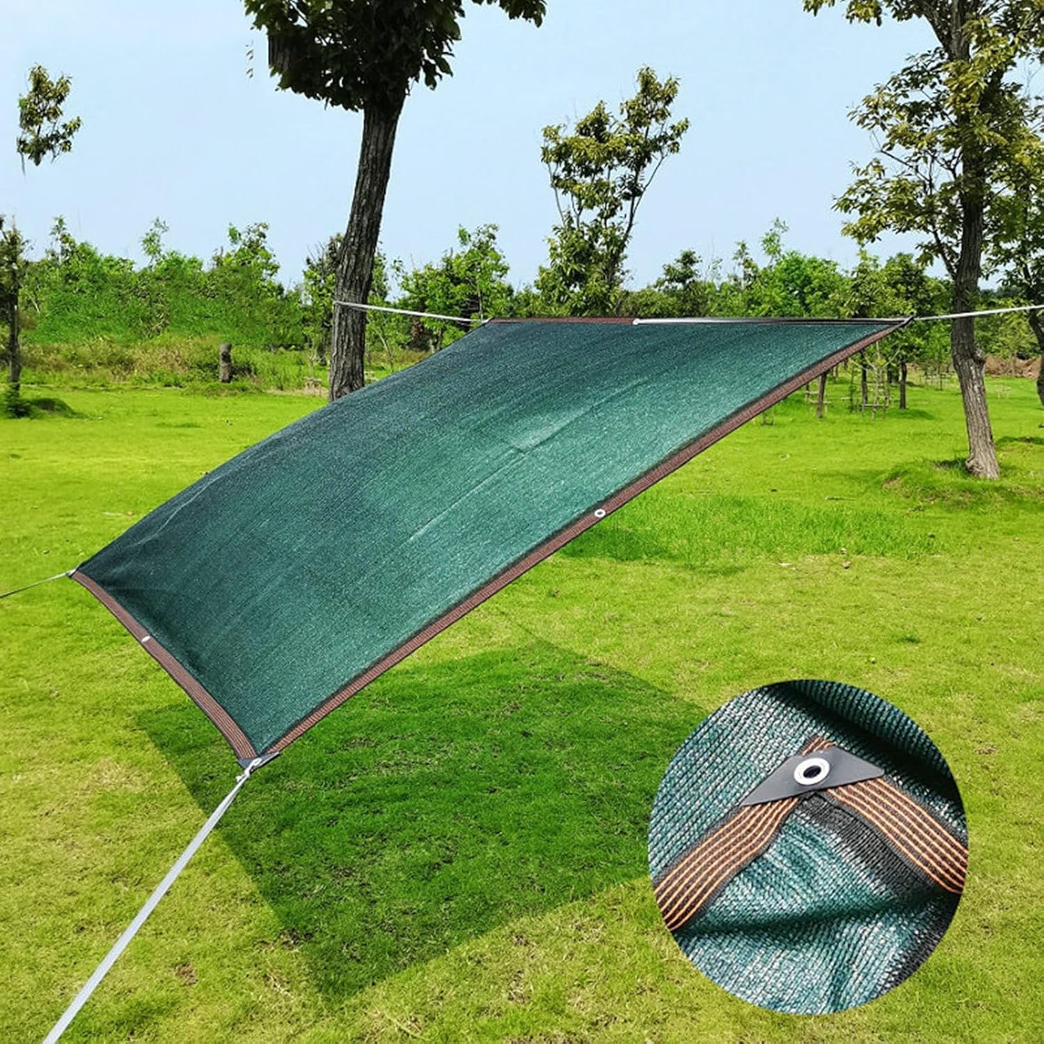 Dark Green Shade Cloth 90% Sun Shade Net for Outdoor Patio Garden ...