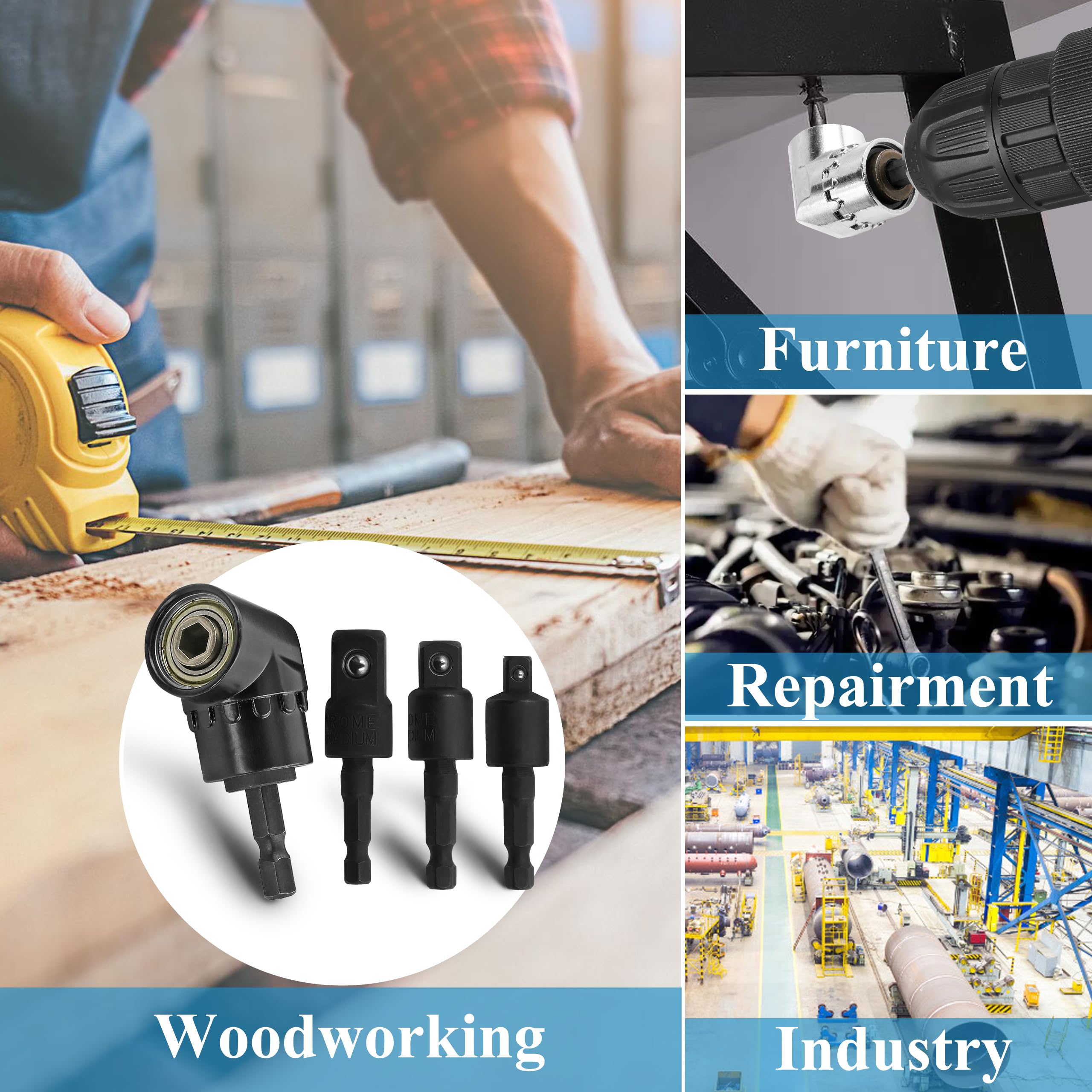 Snapklik.com : Jamiikury 105 Degree Right Angle Driver, 360 Rotatable 1 ...