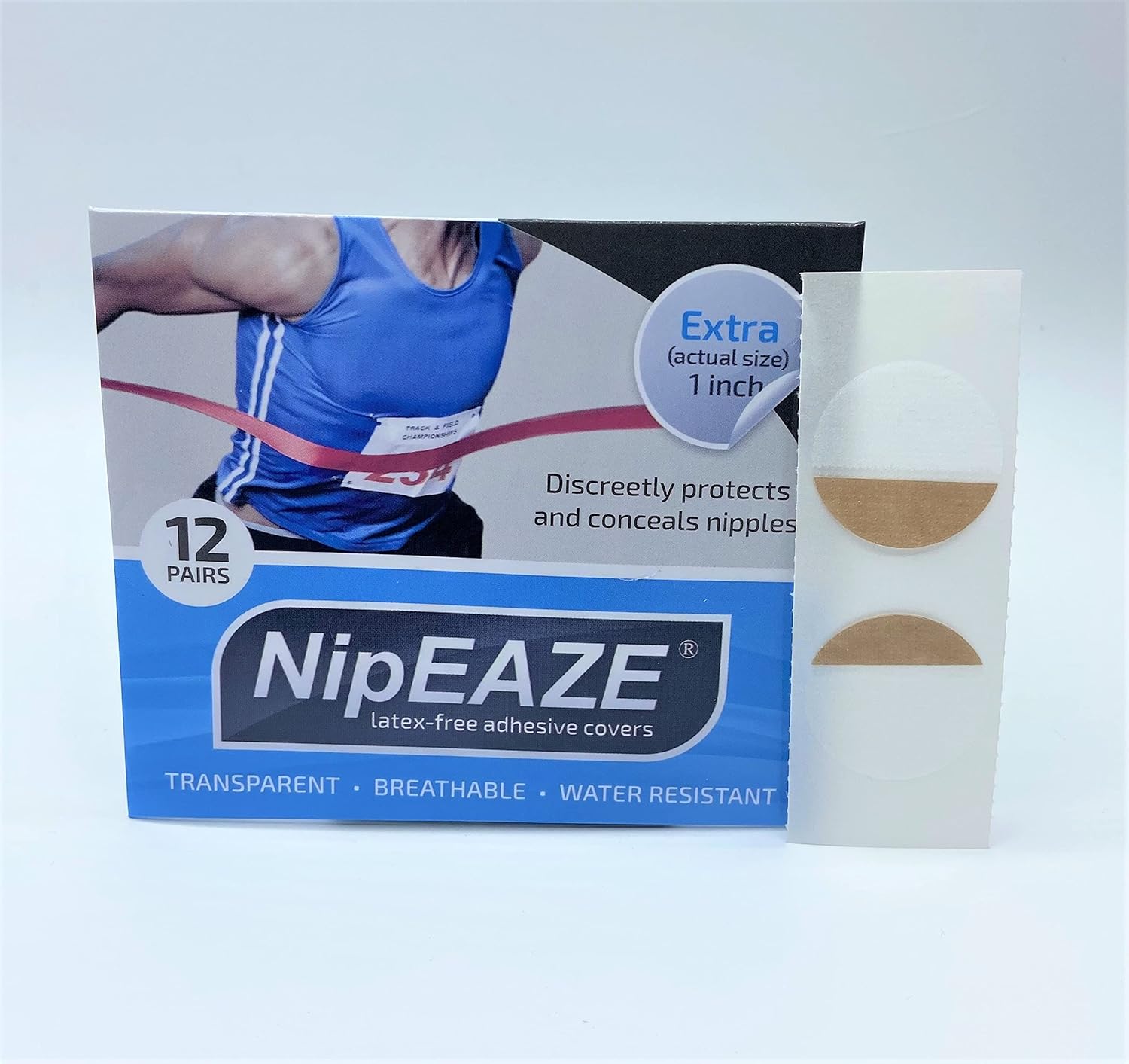 NipEaze - The Original Transparent Nip Protector - Nipple Chafing ...