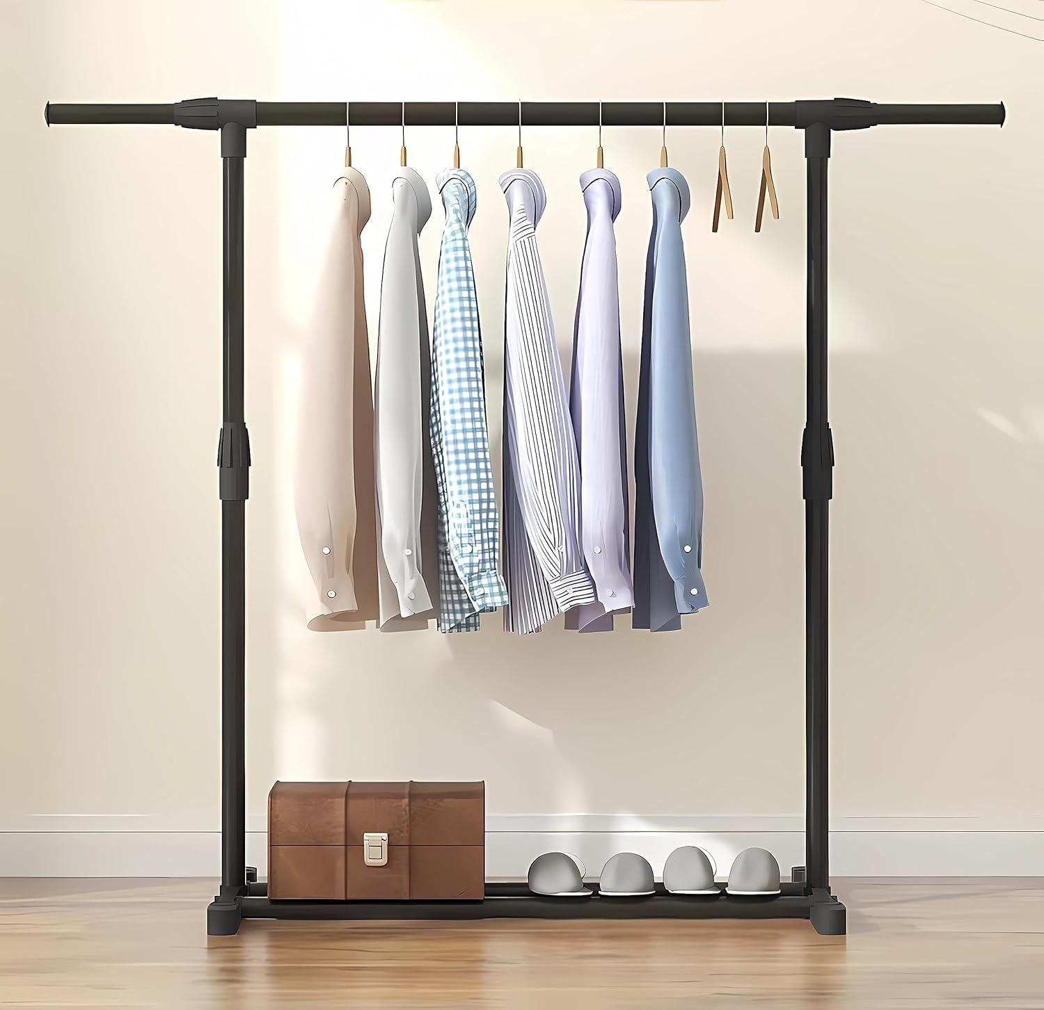 Simple Trending – Perchero estándar para ropa, organizador de ropa con ...