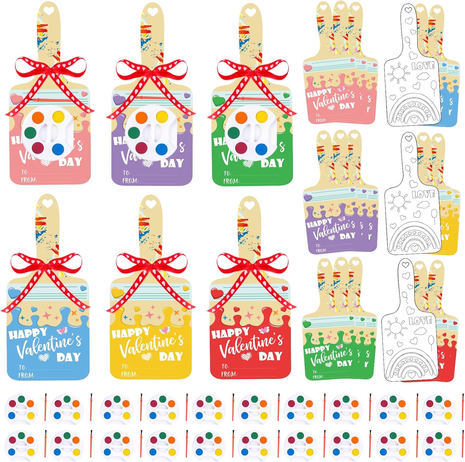 Coneatness 24 Pack Valentines Day Gifts for Kids Class, Classroom ...
