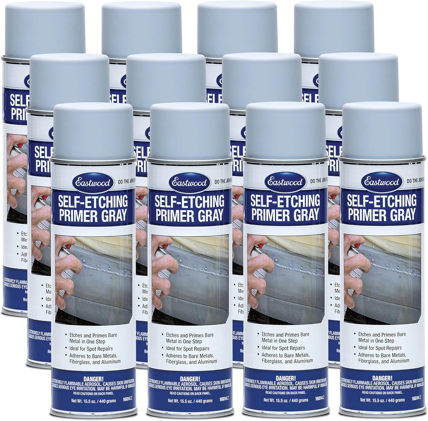 Amazon.com: Eastwood Self Etching Primer Spray Paint Aerosol Gray 16 oz ...