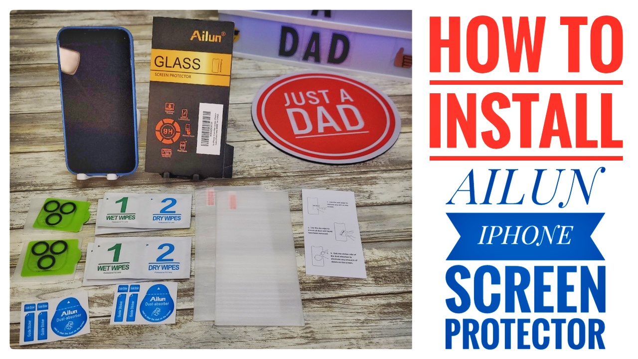 Watch How To Install iPhone Screen Protector by Ailun Very Easy! on ...