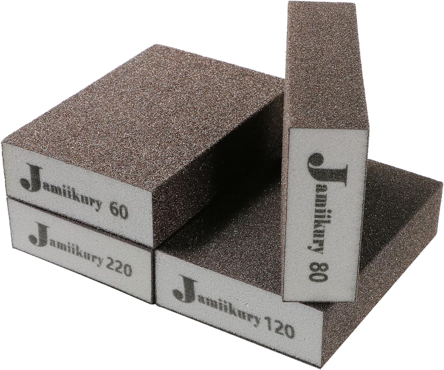 Amazon.com: Jamiikury 4pcs Sanding Blocks Assortment Kit, Sponge Sand ...
