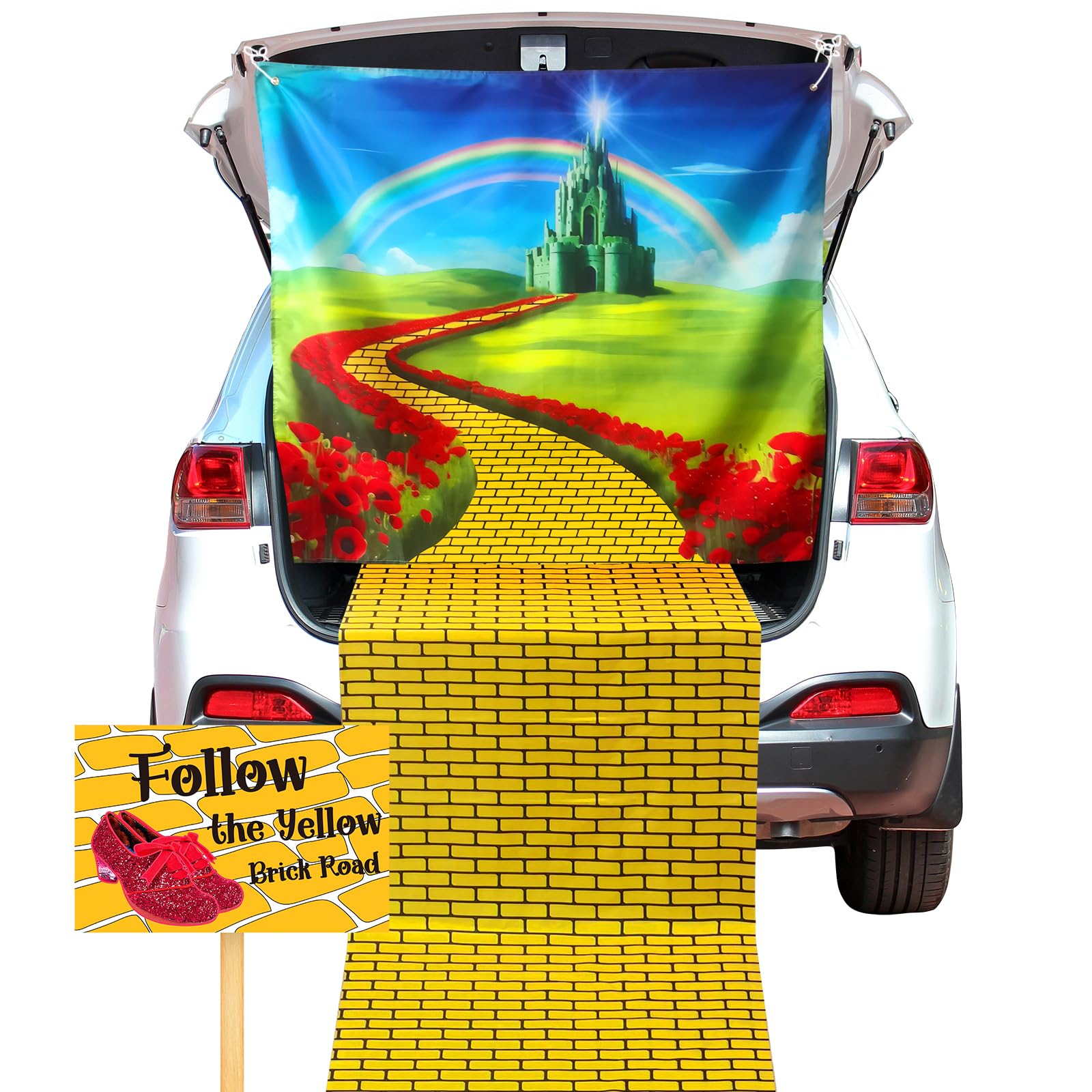 Snapklik.com : BlissfulTie Trunk Or Treat Car Decorations Kit, Emerald ...