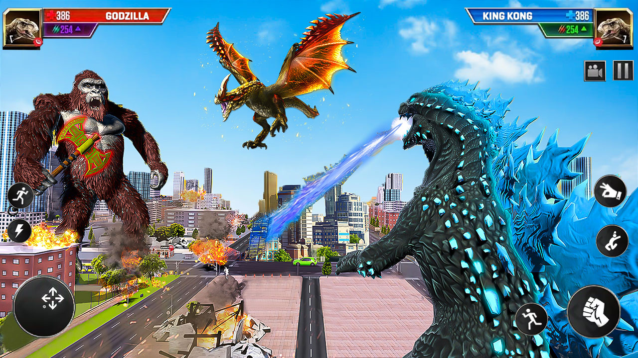 Monster Godzilla Vs Kaiju Rush Fighting City Smash Simulator Games 3D - App on Amazon Appstore