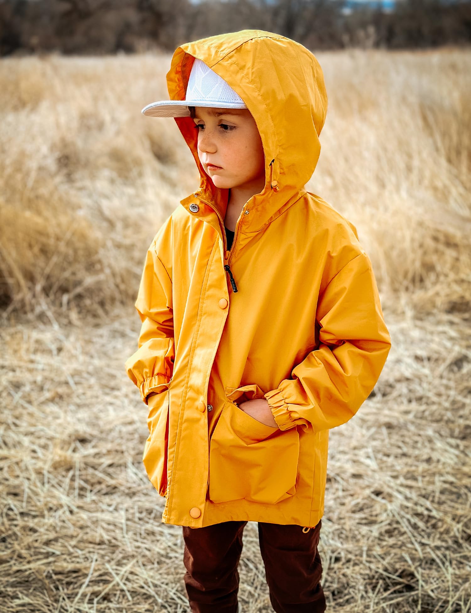 Snapklik.com : Avoogue Toddler Girls Rain Jacket Windbreaker Lined Rainjackets Boys Waterproof ...