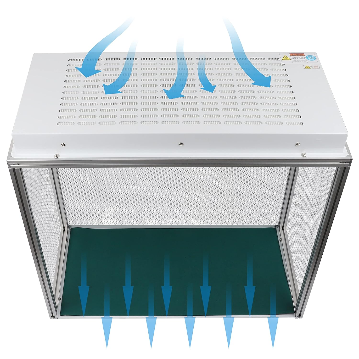 Laminar Flow Hood Fan Filter Unit FFU Clean Room with HEPA-Filter ...