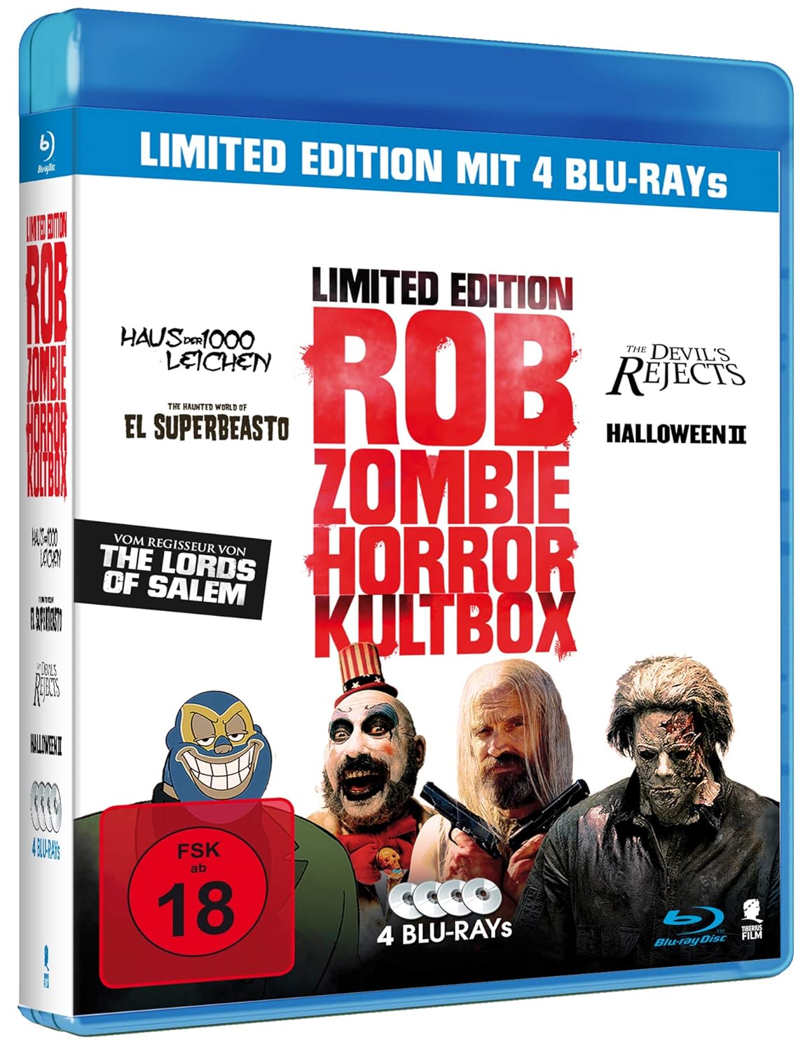 Rob Zombie - Horror Kultbox (4 Movie Box) [Blu-ray]: Amazon.de: Zombie ...