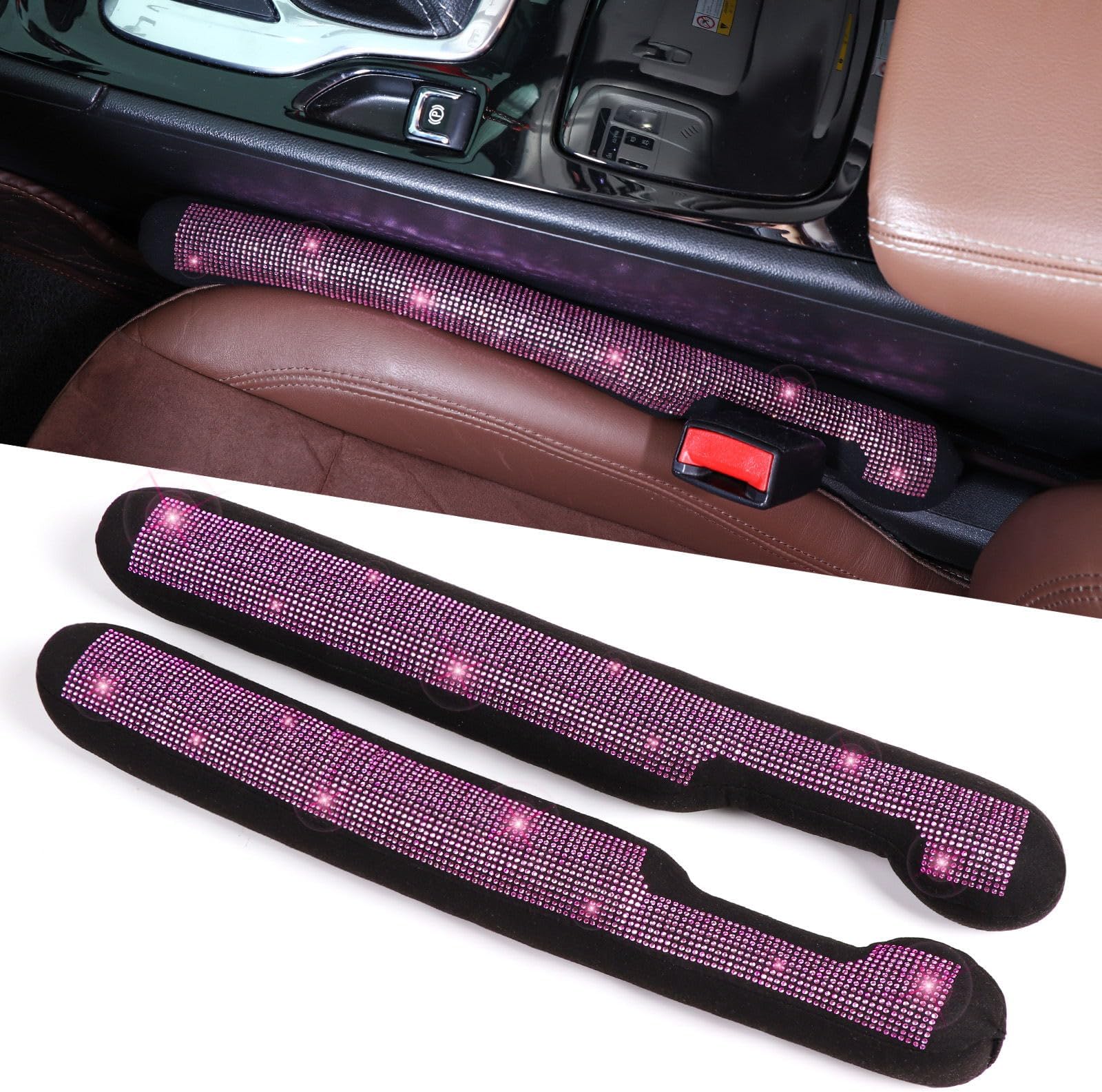 Amazon.com: ToBeQueen Bling Car Seat Gap Filler Universal Fit for Car ...