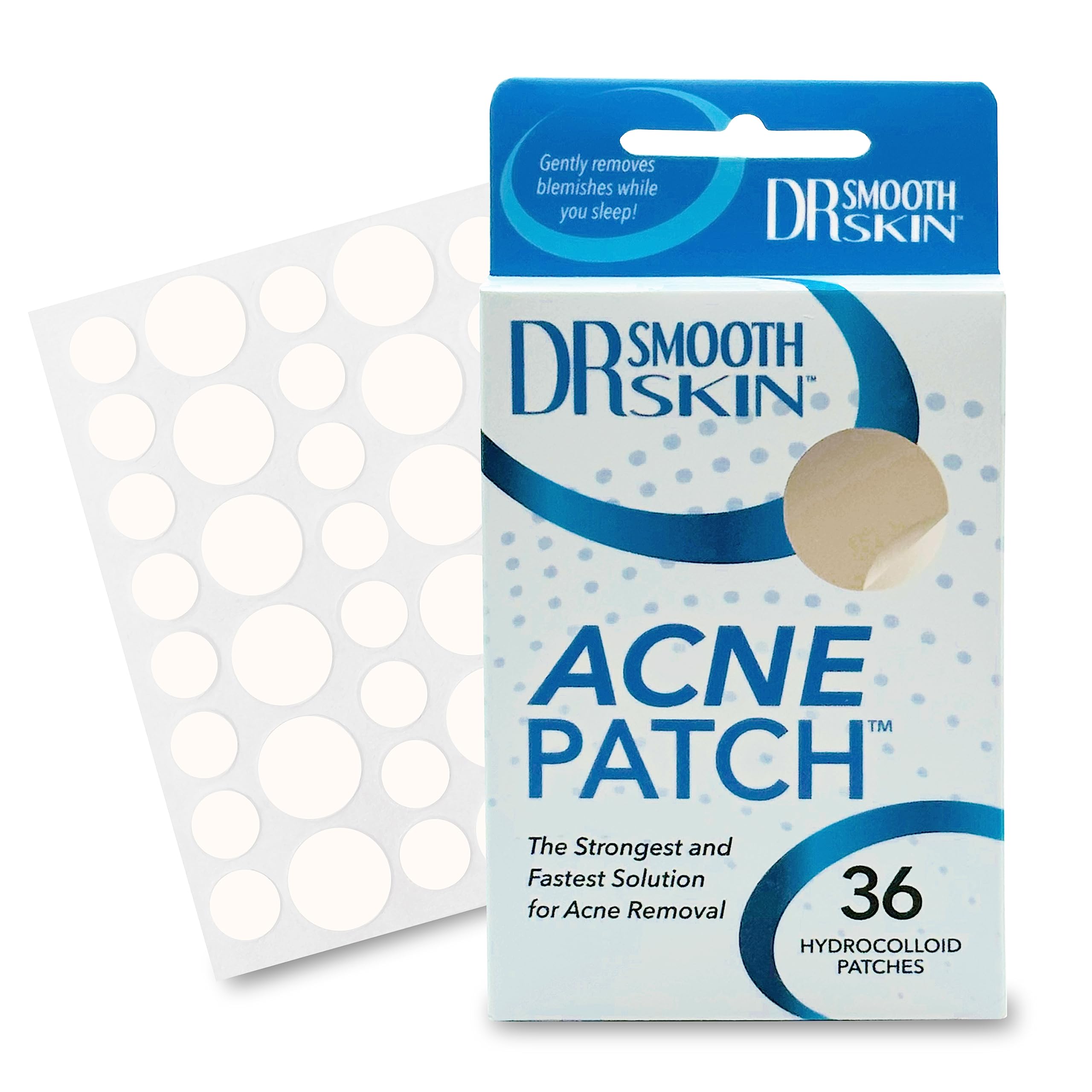 Amazon.com: 1 Pack - Dr Smooth Skin Acne Patch, 36 Hydrocolloid Patches ...