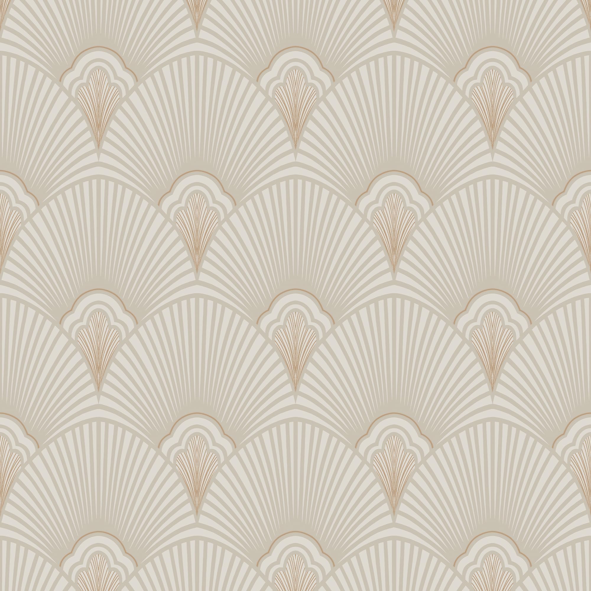 Superfresco Easy Sublime Art Deco Geometric Black/Gold Wallpaper ...