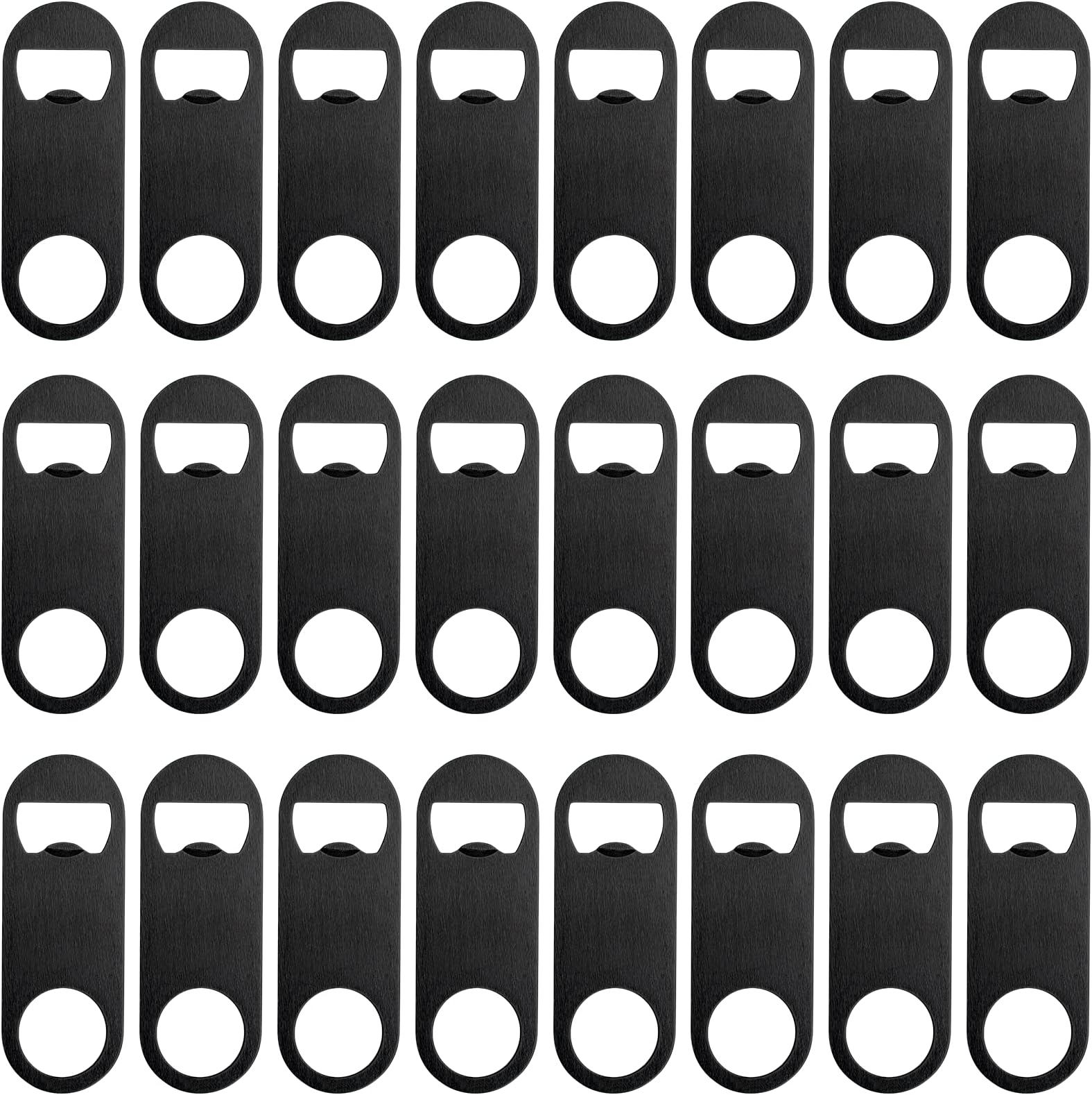 Amazon.com: Ohiyoo 24 Pack Flat Beer Bottle Opener 5 inch Heavy Duty ...
