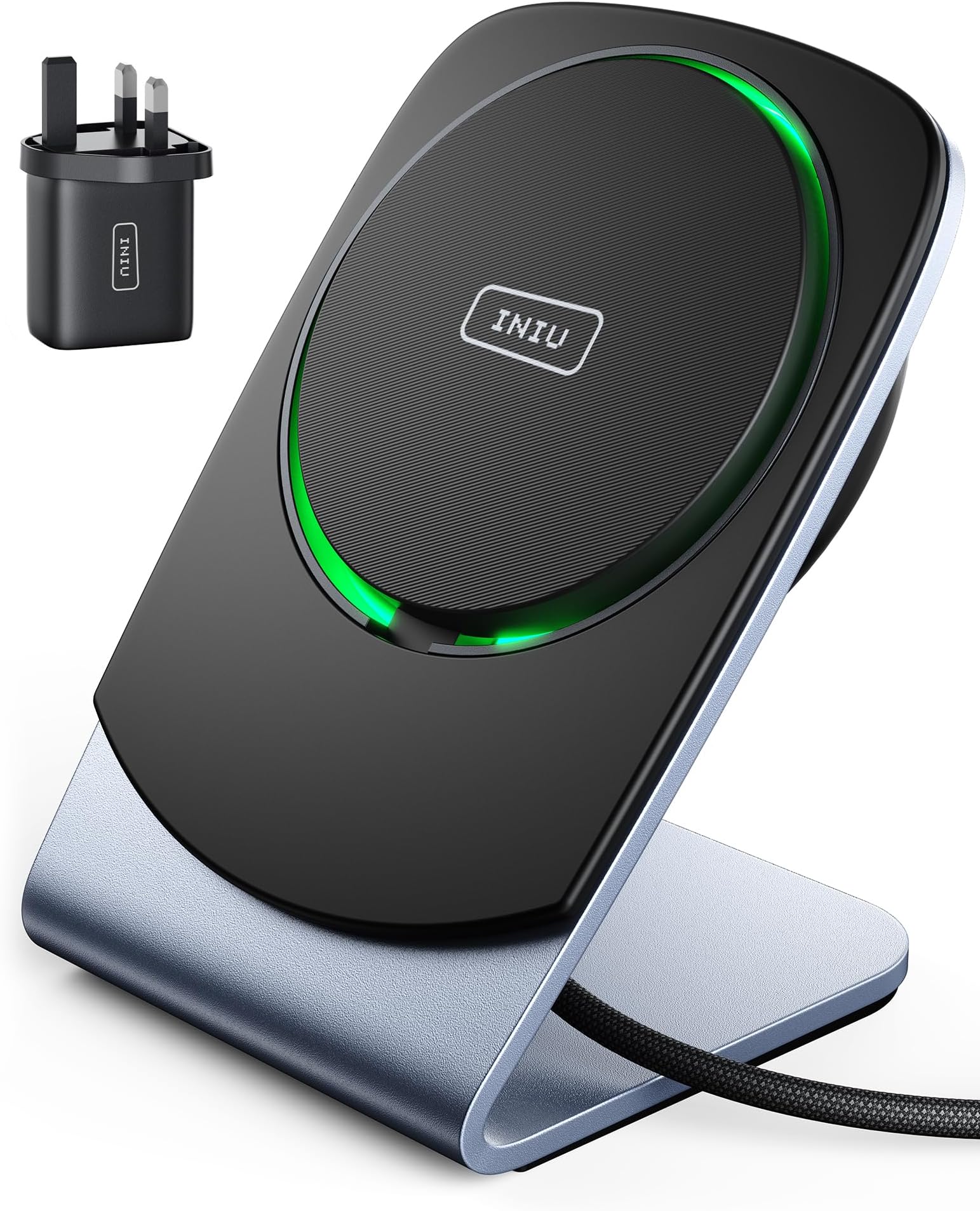 INIU Wireless Charger for Magsafe, 15W Fast Charging Phone Stand ...