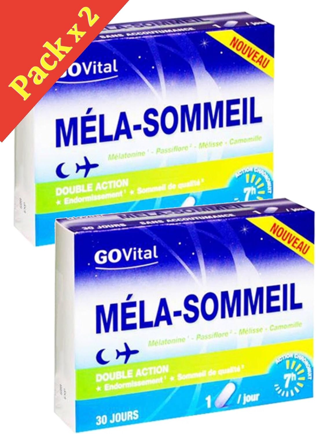 Govital - MELA-SOMMEIL Double Action: Endormissement et Sommeil de ...