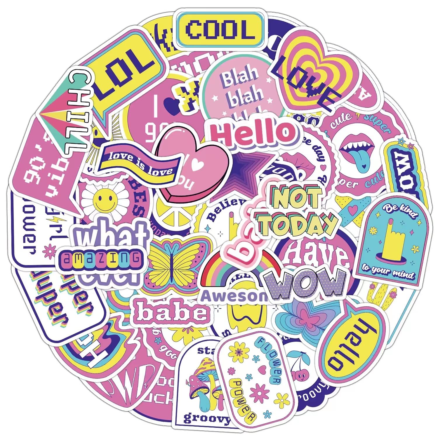 Amazon.com: 【50pcs Motivational Stickers Pack】Positive Encouragement ...