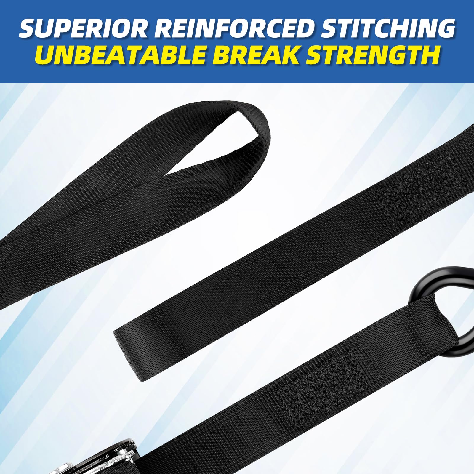 Rhino Straps Snapklik.co : AUGO Retractable Ratchet Straps 2 Heavy Duty ...