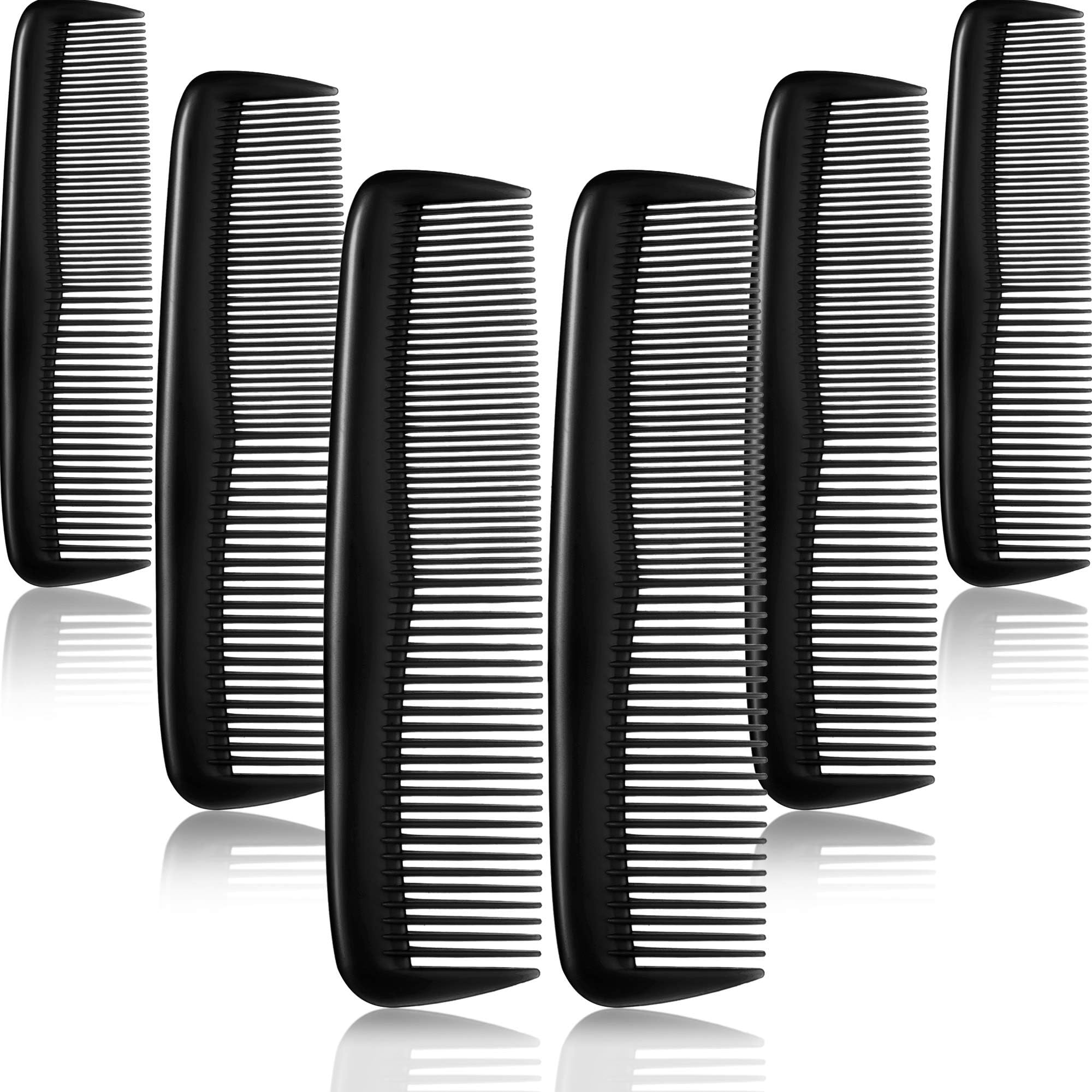 Amazon.com : Luxxii 6 Pack - 9" Large Black Dressing Hair Dresser Combs ...
