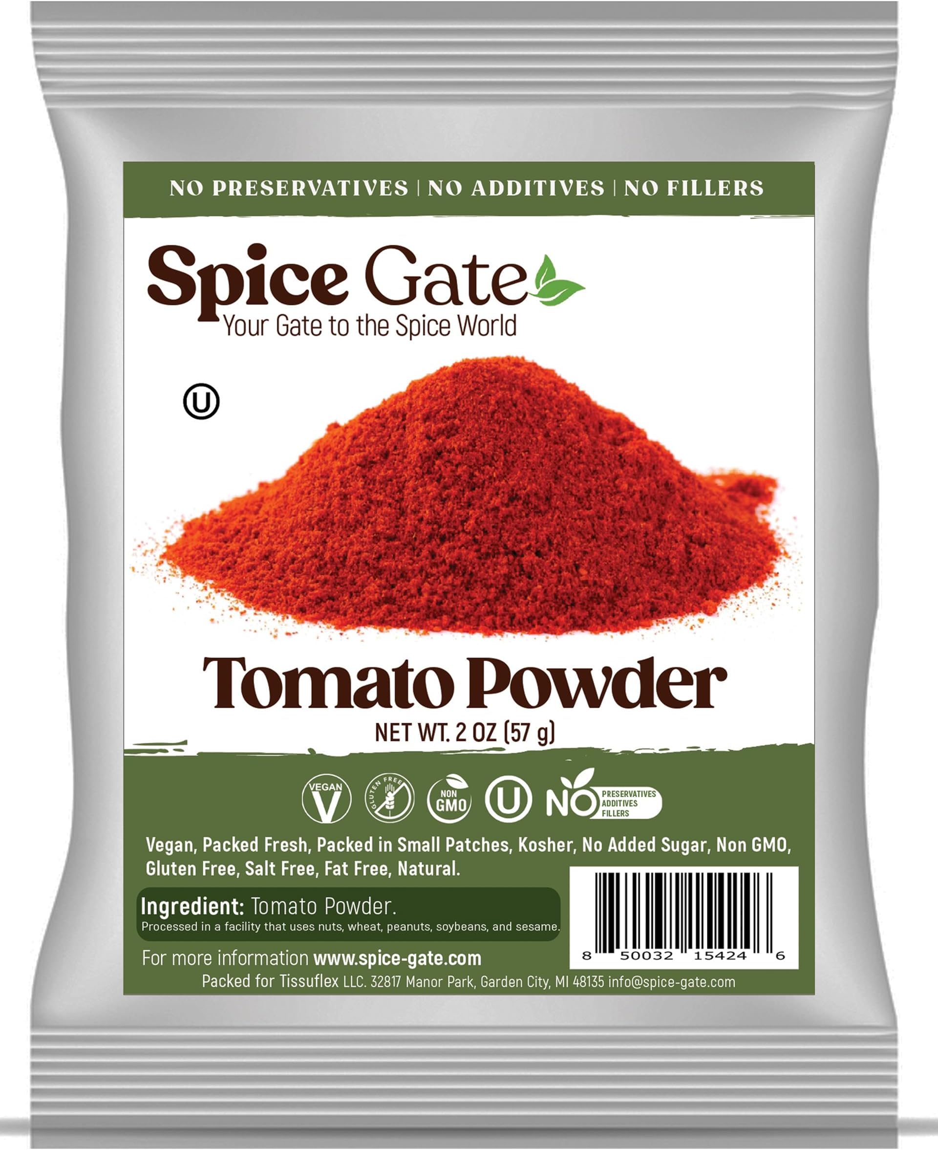 Amazon.com: Spice Gate Tomato Powder (2 oz) made from dried tomatoes ...
