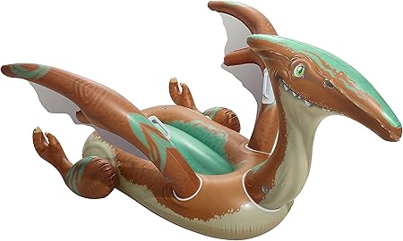 Amazon.com: Bestway Dinosaur Ride-On Inflatable Pool Float,Brown ...