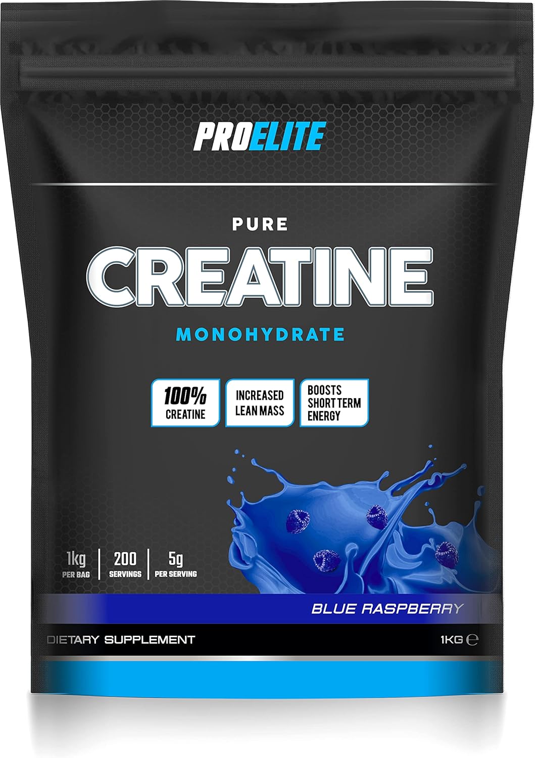 PRO-ELITE Creatine - Creatine Monohydrate Micronized Powder 1Kg / 1000g ...