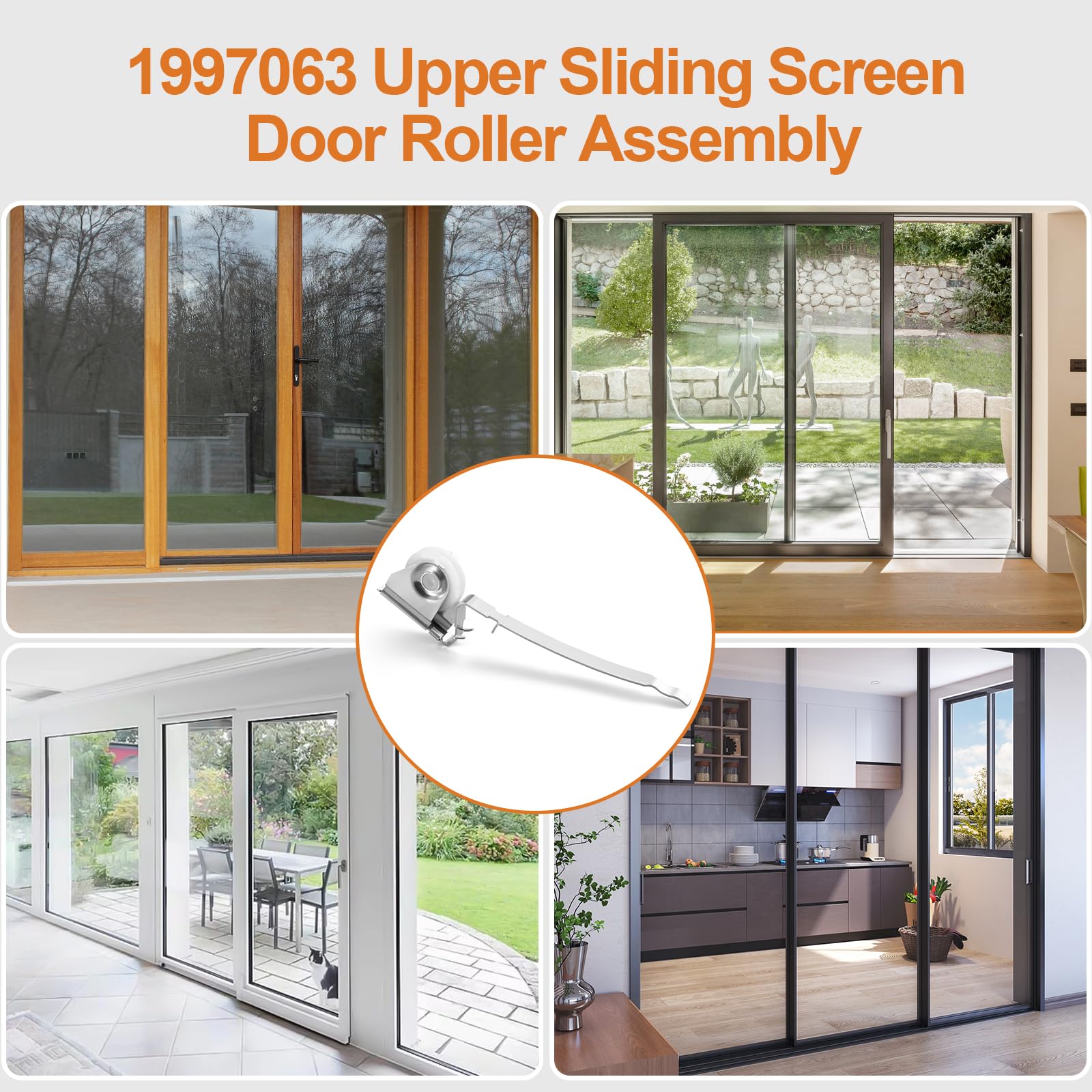 Snapklik.com : 1997063 Upper Sliding Screen Door Rollers Assembly For ...
