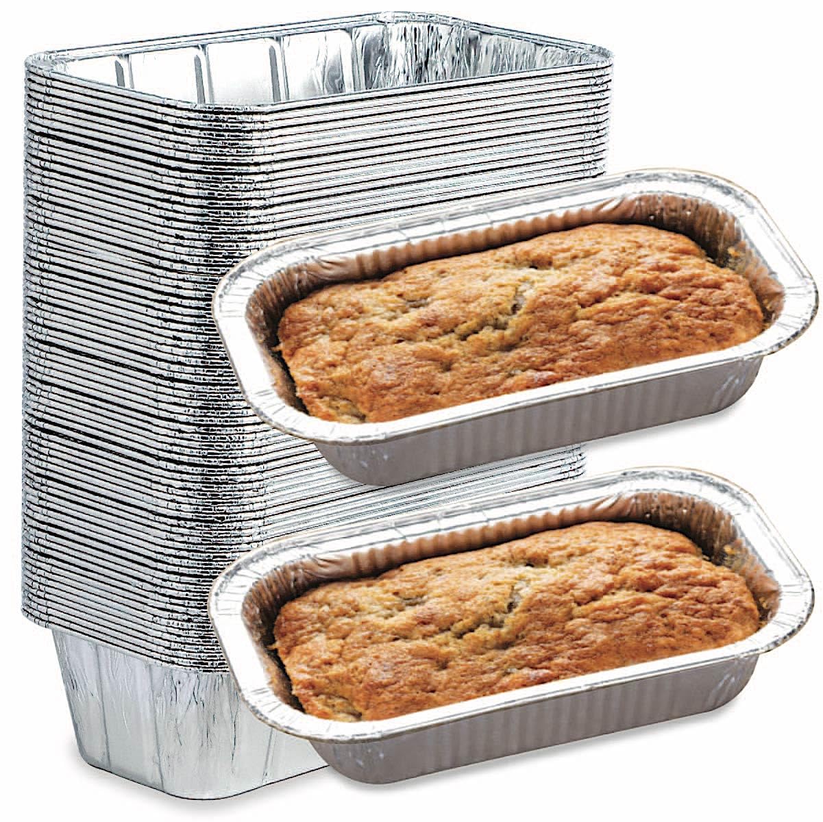 Amazon.com: Spare Essentials 2Lb Foil Bread Pans for Baking (65 Pack ...