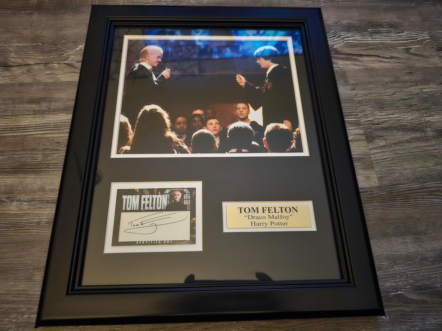 TOM FELTON DRACO MALFOY HARRY POTTER Autographed Autograph Framed 8x10 ...