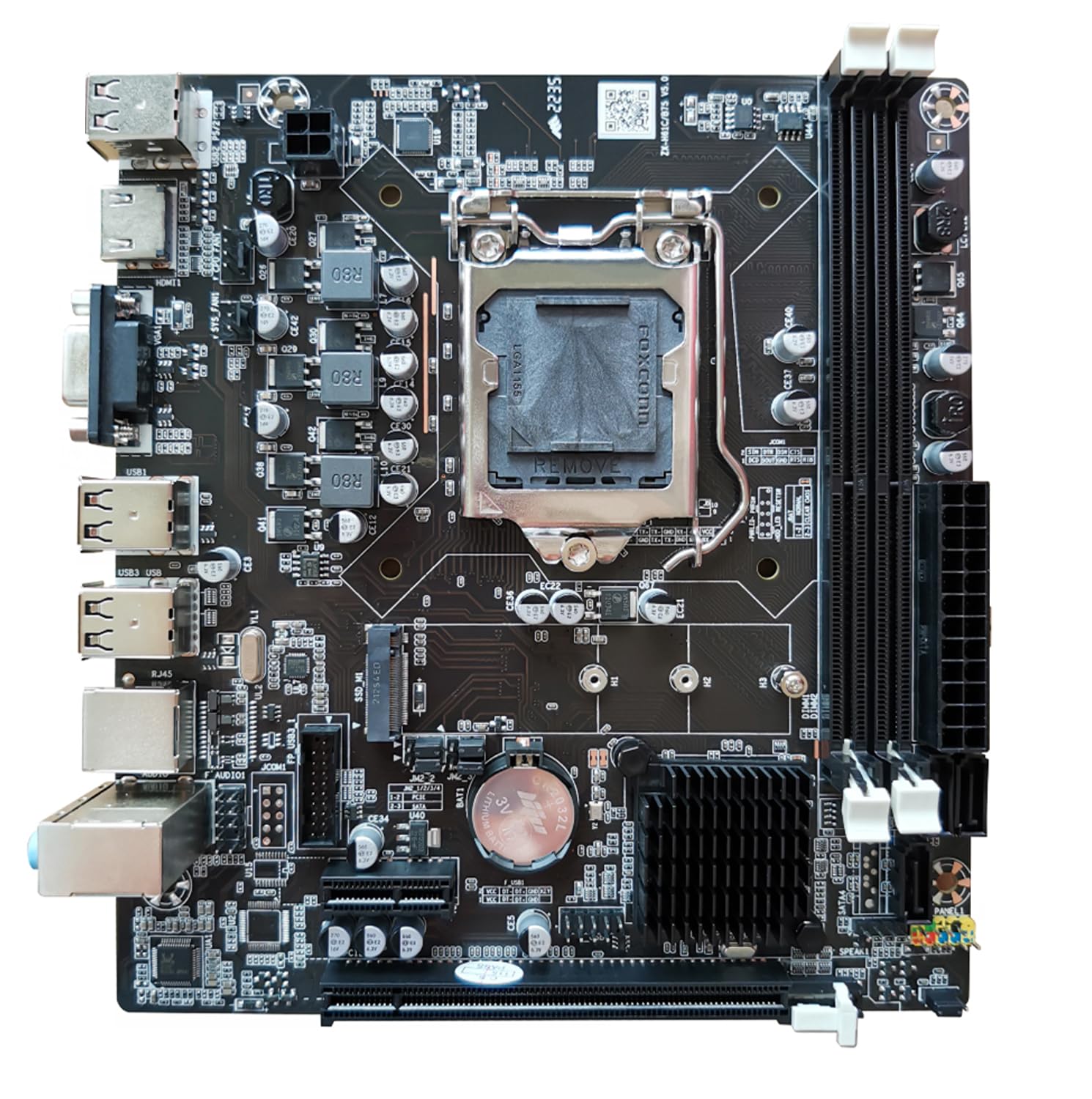 VenoScorp Gaming Motherboard For Intel B75, LGA 1155 Socket, DDR3 1600 ...