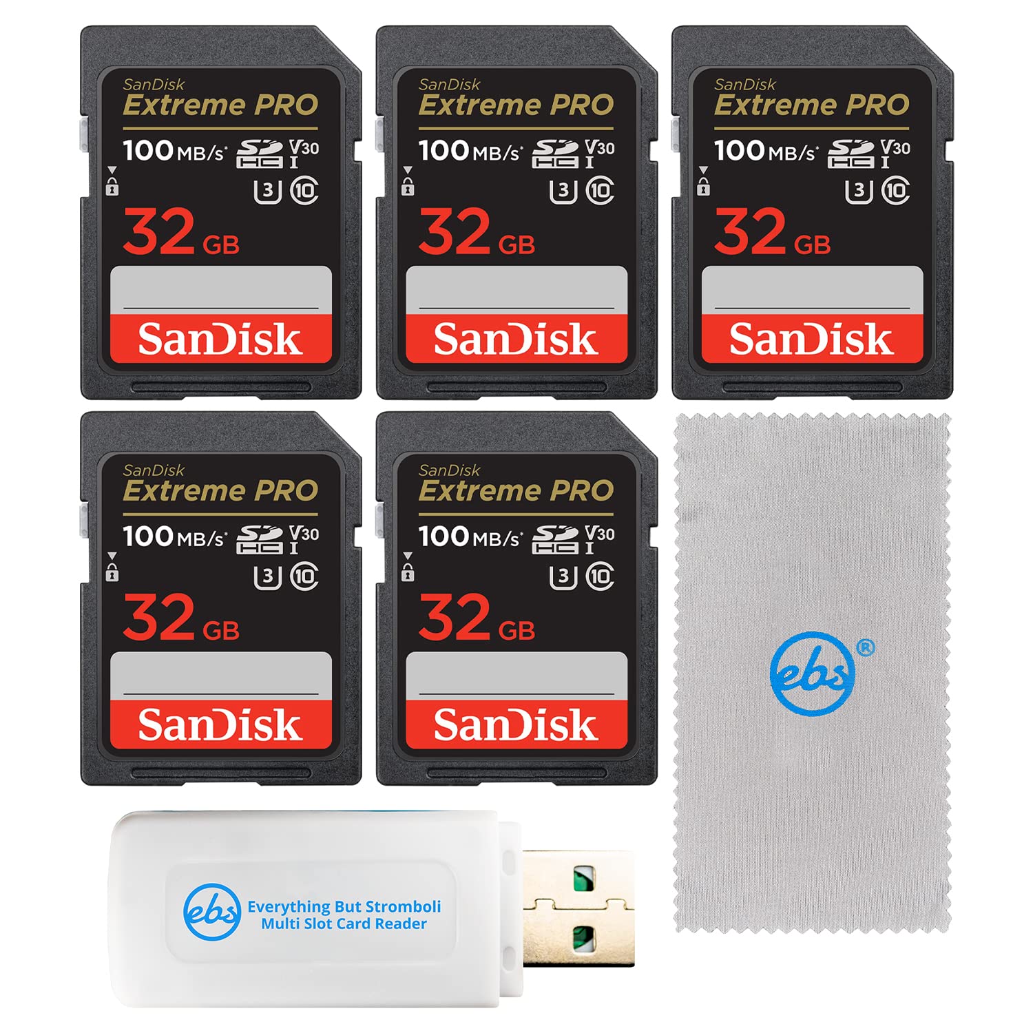 Amazon.com: SanDisk 32GB SDHC Extreme Pro (Five Pack) Memory Card works ...