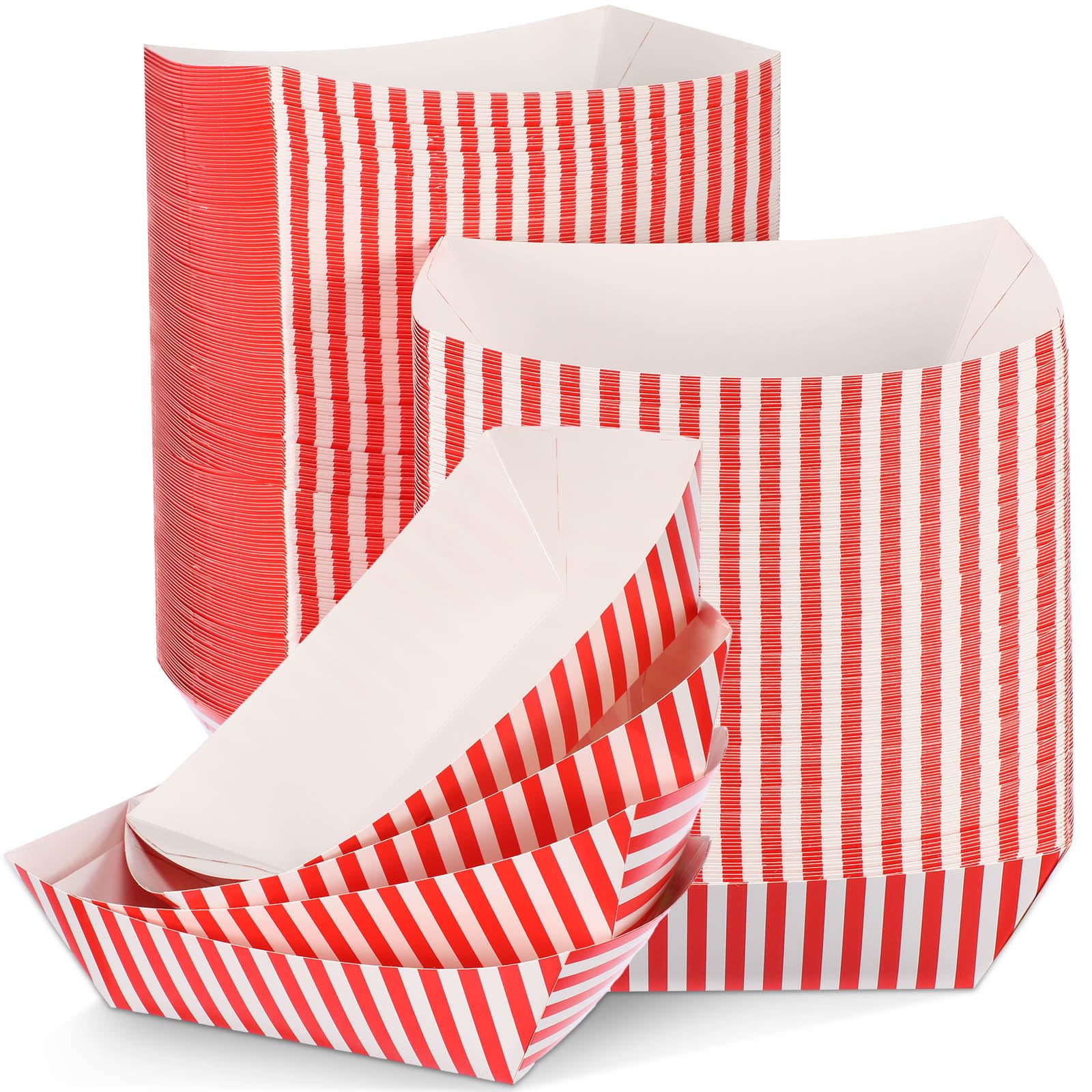 Amazon.com: Sliner 200 Pcs Paper Food Boats 2 Lb Disposable Paper Food ...