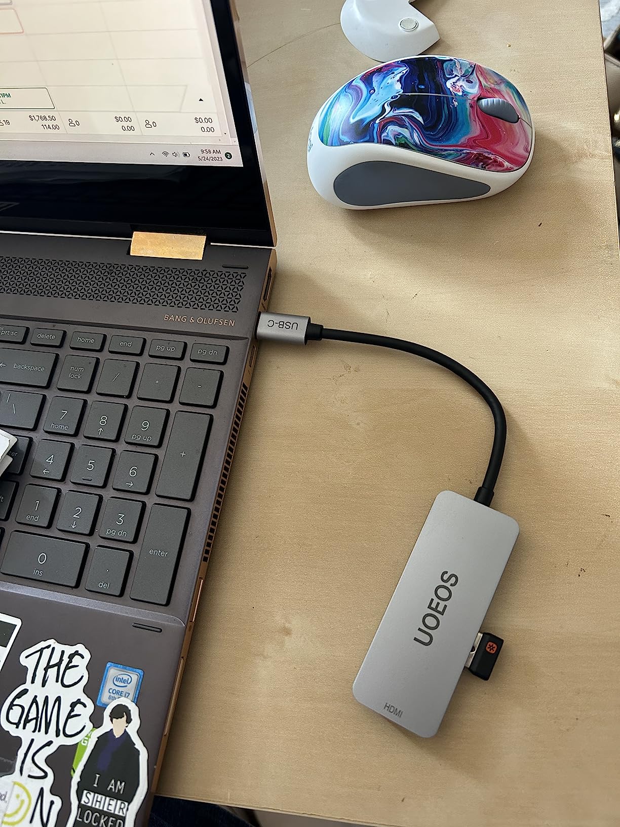 $2/mo - Finance USB C to HDMI Mult-Port HUB,UOEOS Mini 3 in 1 USB C ...