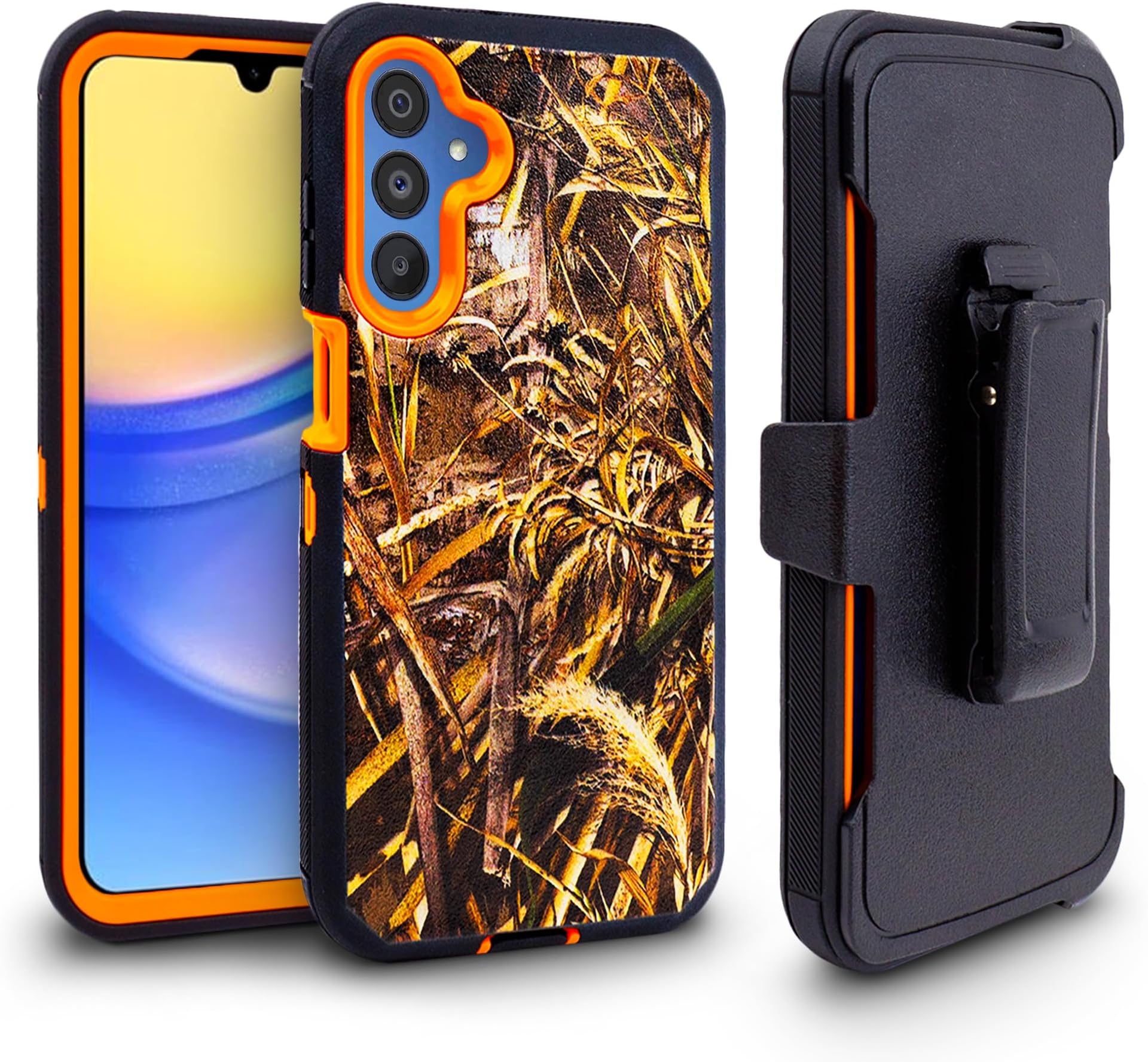 Amazon.com: Thousandgear Rugged Design for Samsung Galaxy A15 5G Phone ...
